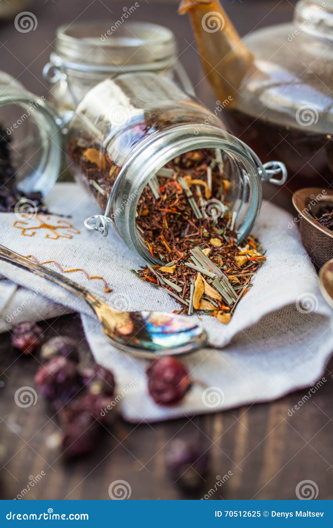 Tea with Different Additives Stock Image - Image of aromatherapy, green ...