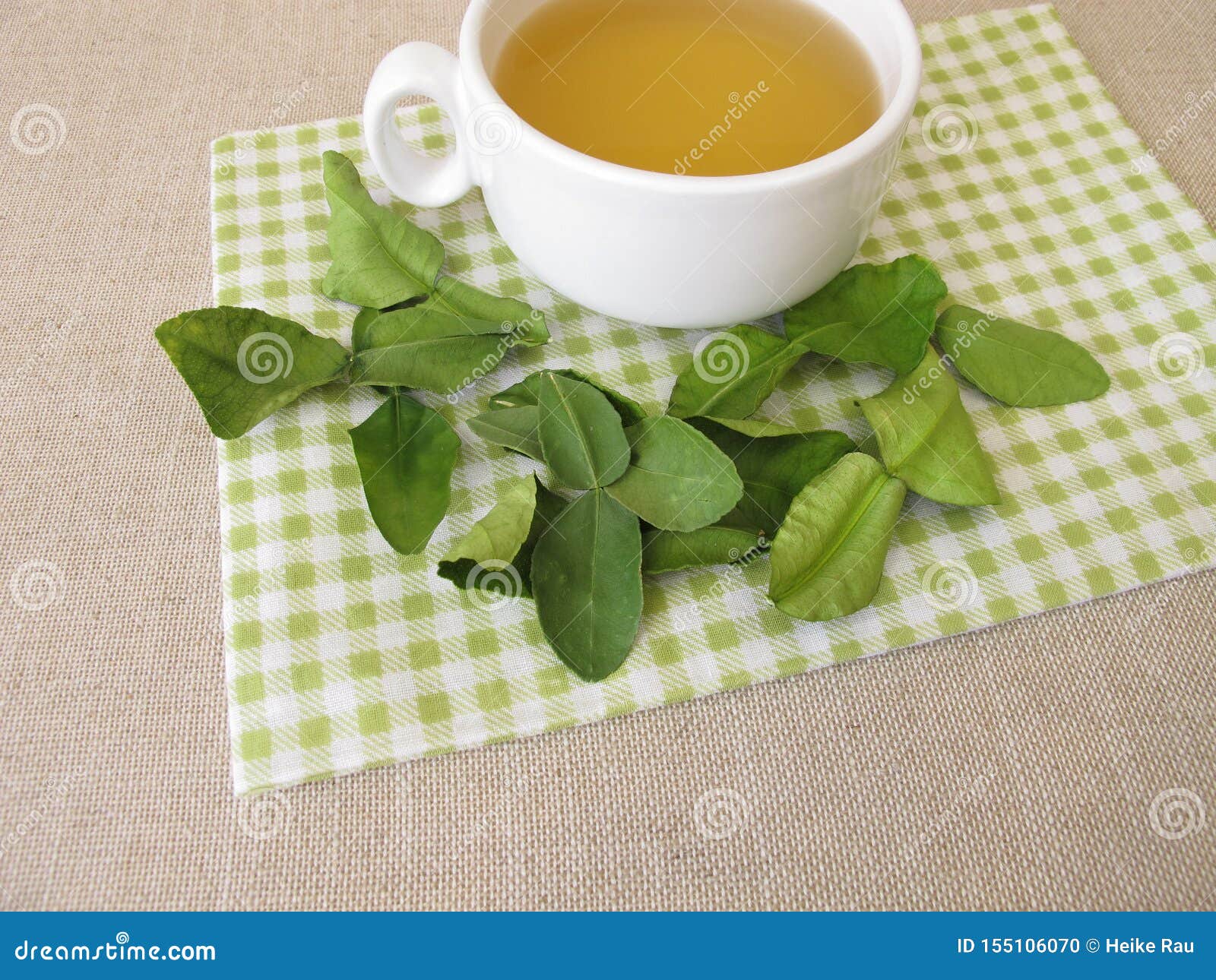 Tea With Dried Kaffir Lime Leaves Royalty-Free Stock Photo ...