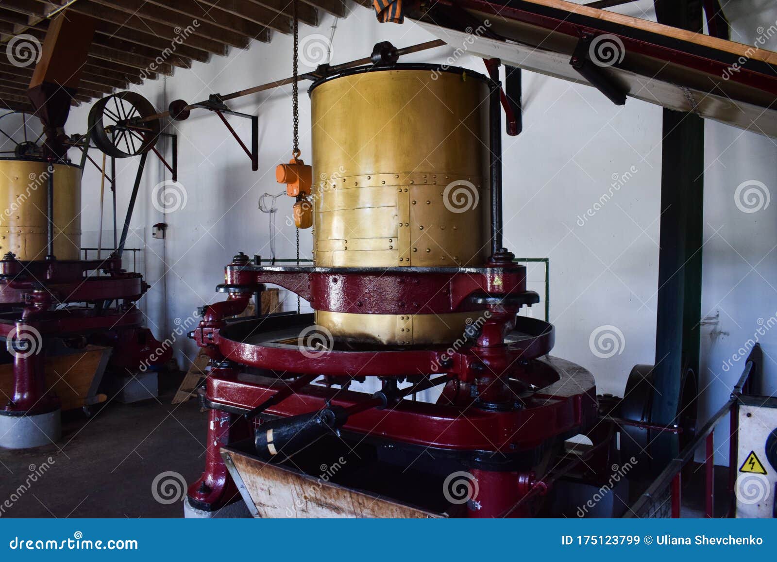 Tea Factory Inside, Equipment and Process Stock Image - Image of eliya ...