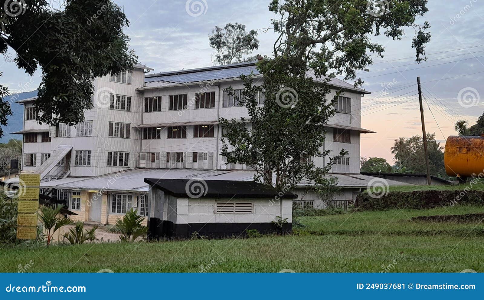 Tea Factory Srilanka Noori Background Stock Image - Image of factory ...