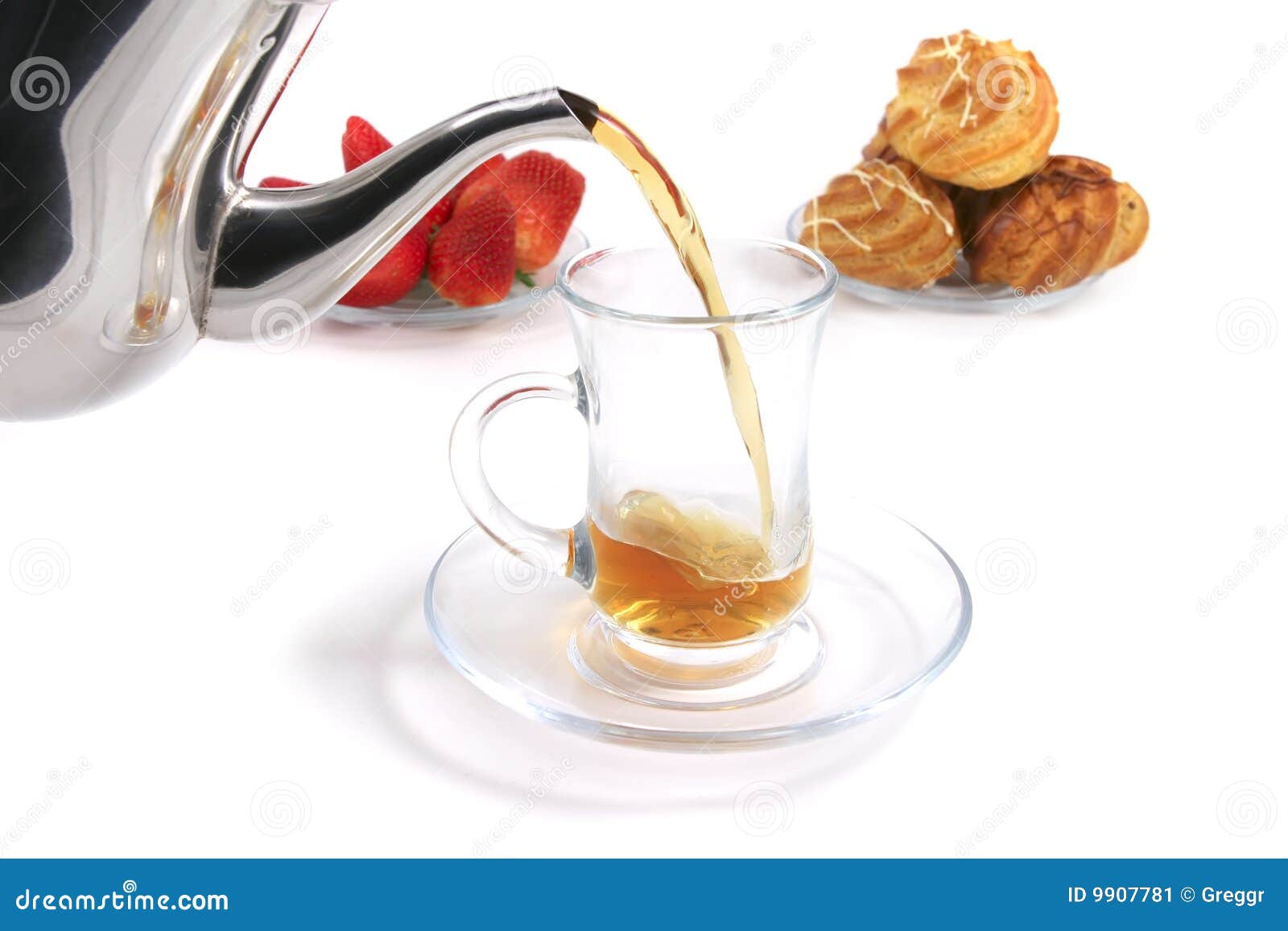 Tea fill tea cup stock image. Image of french, gastronomy - 9907781