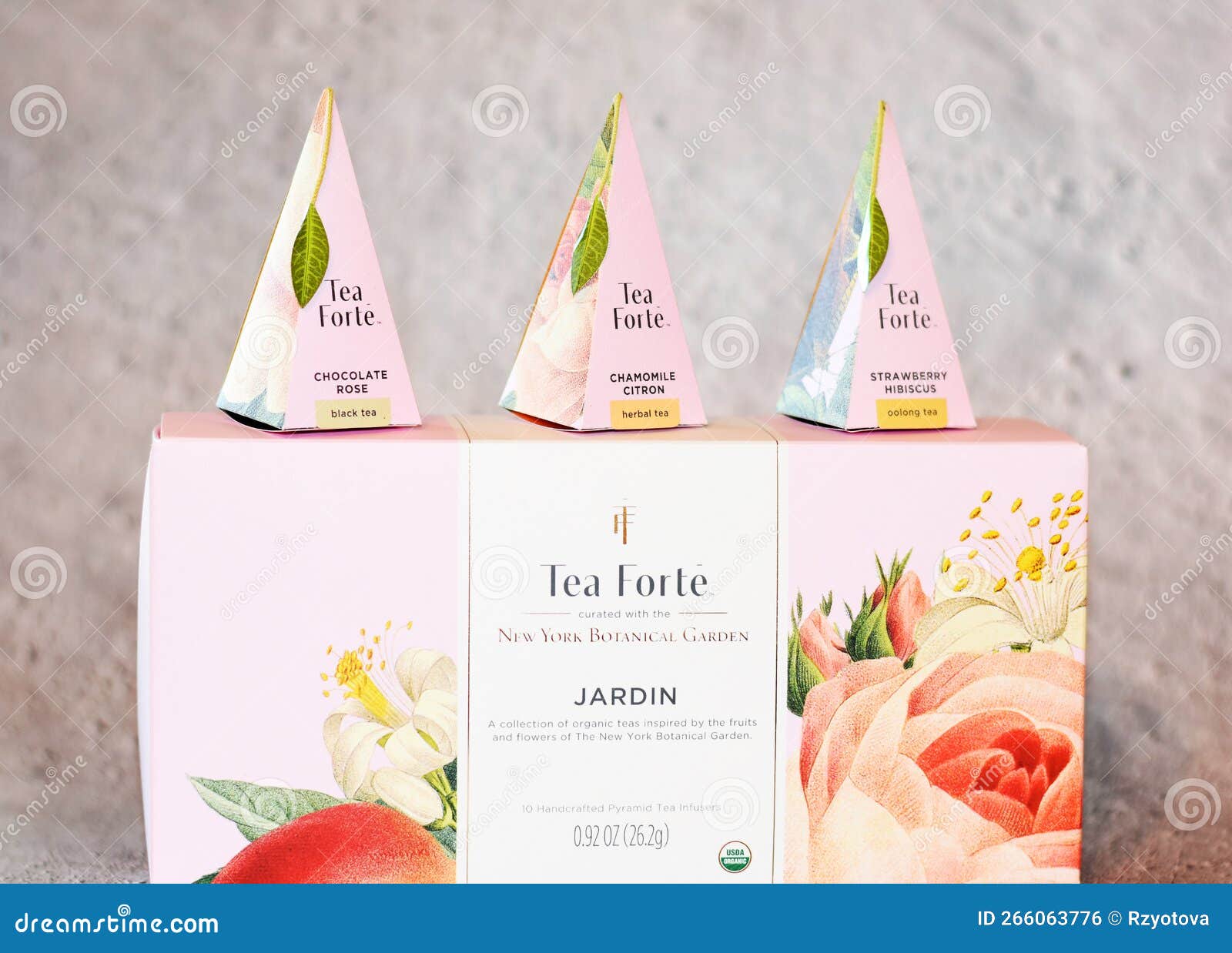 Tea Forte boxes editorial photo. Image of leaves, black - 266063776