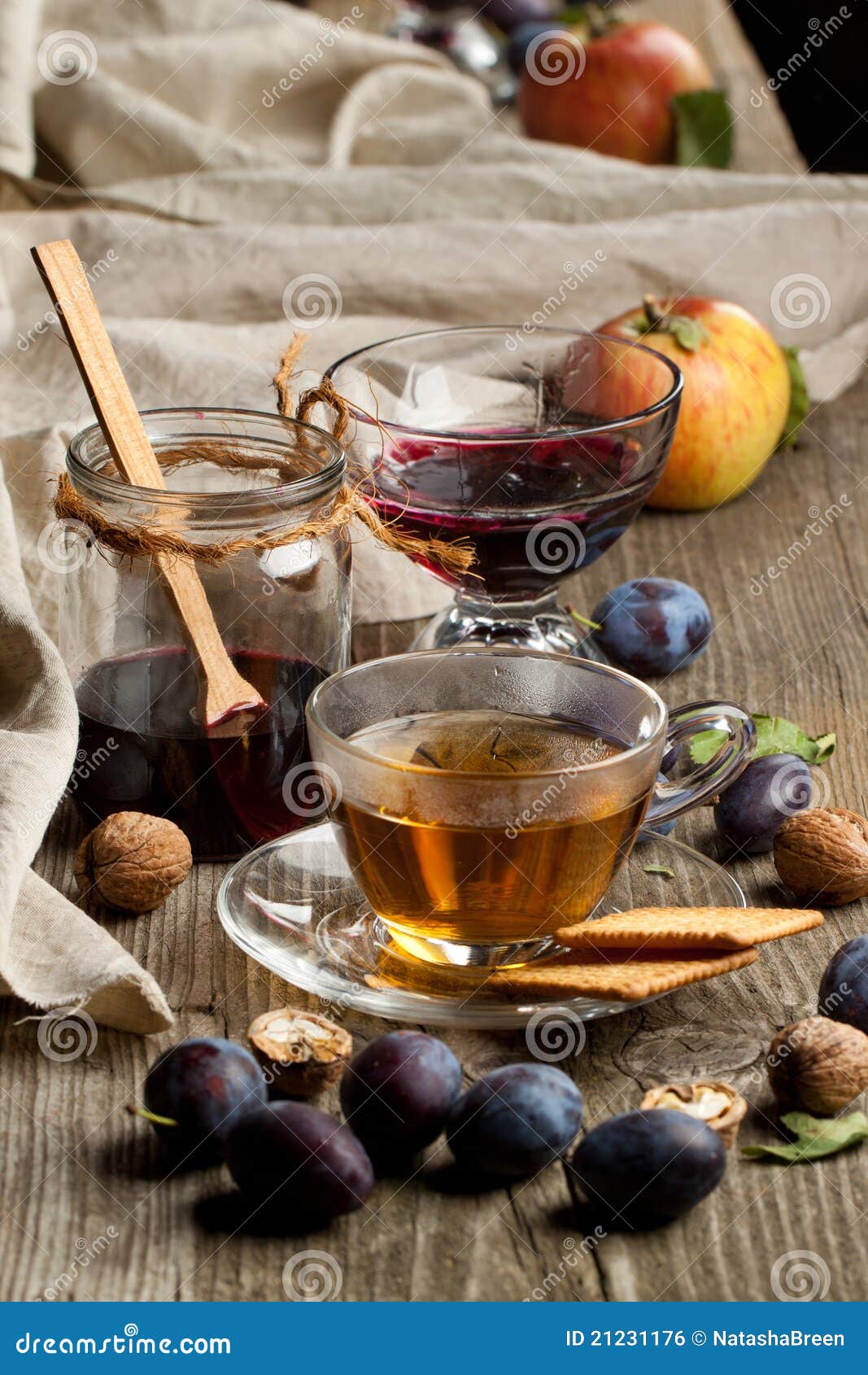 Tea and fruits stock photo. Image of antioxidant, plant - 21231176