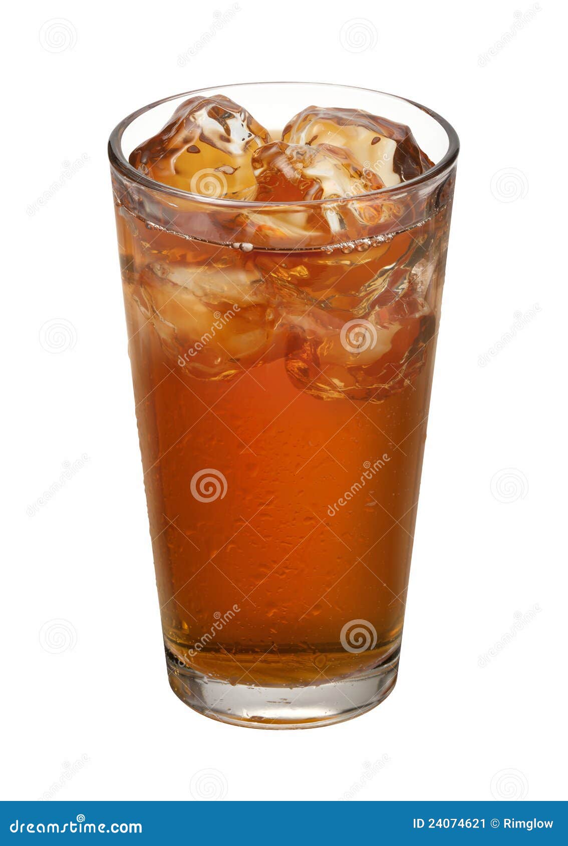 Tea Glass Isolated with Clipping Path Stock Image - Image of beverage ...