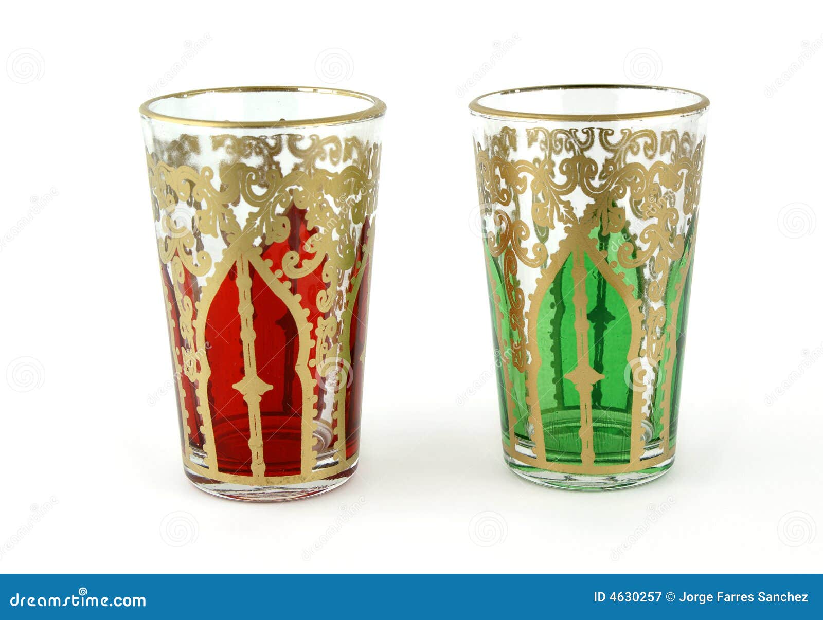 Tea glasses stock image. Image of green, hospitality, customs - 4630257