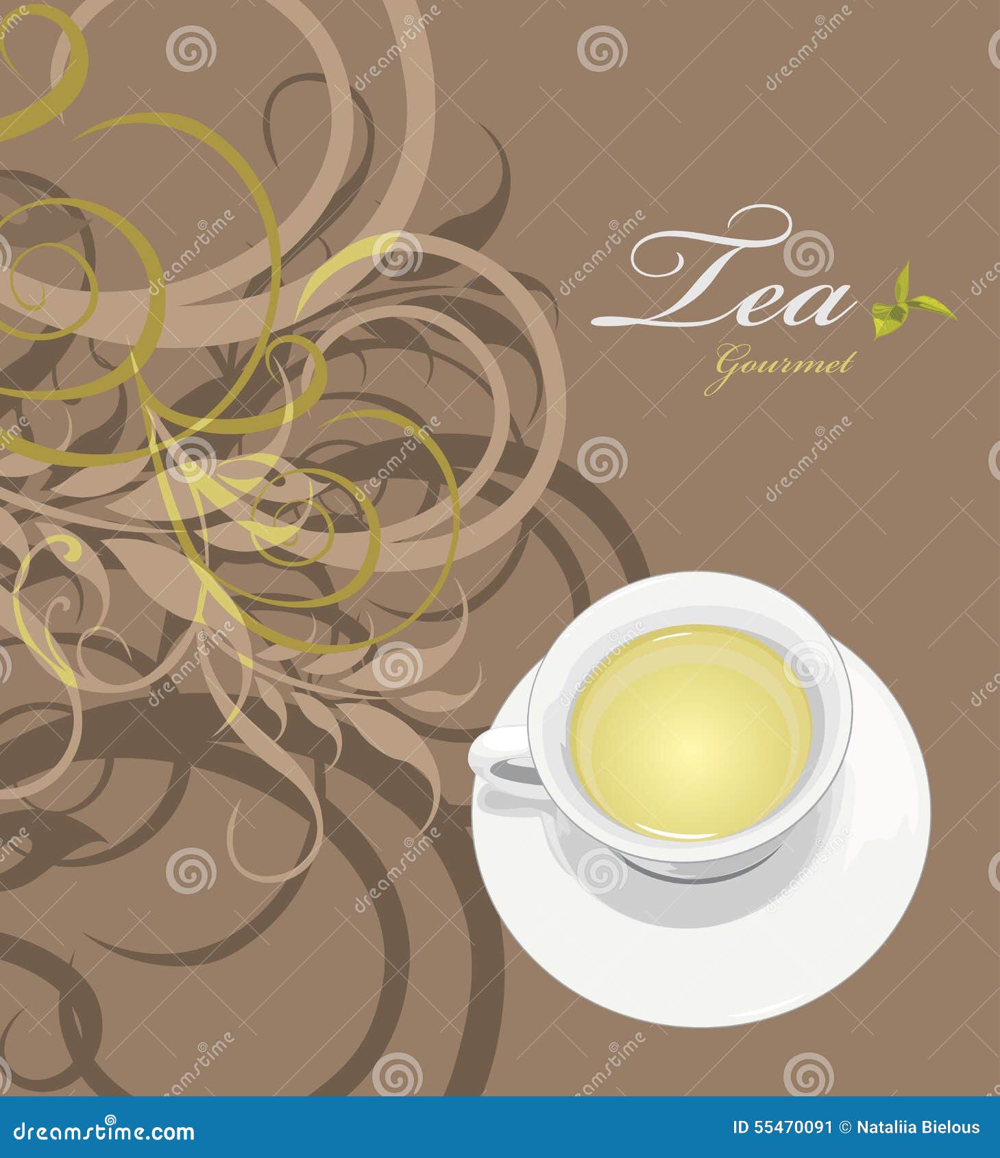 Tea Gourmet. Pattern for Wrapping Design Stock Vector - Illustration of ...