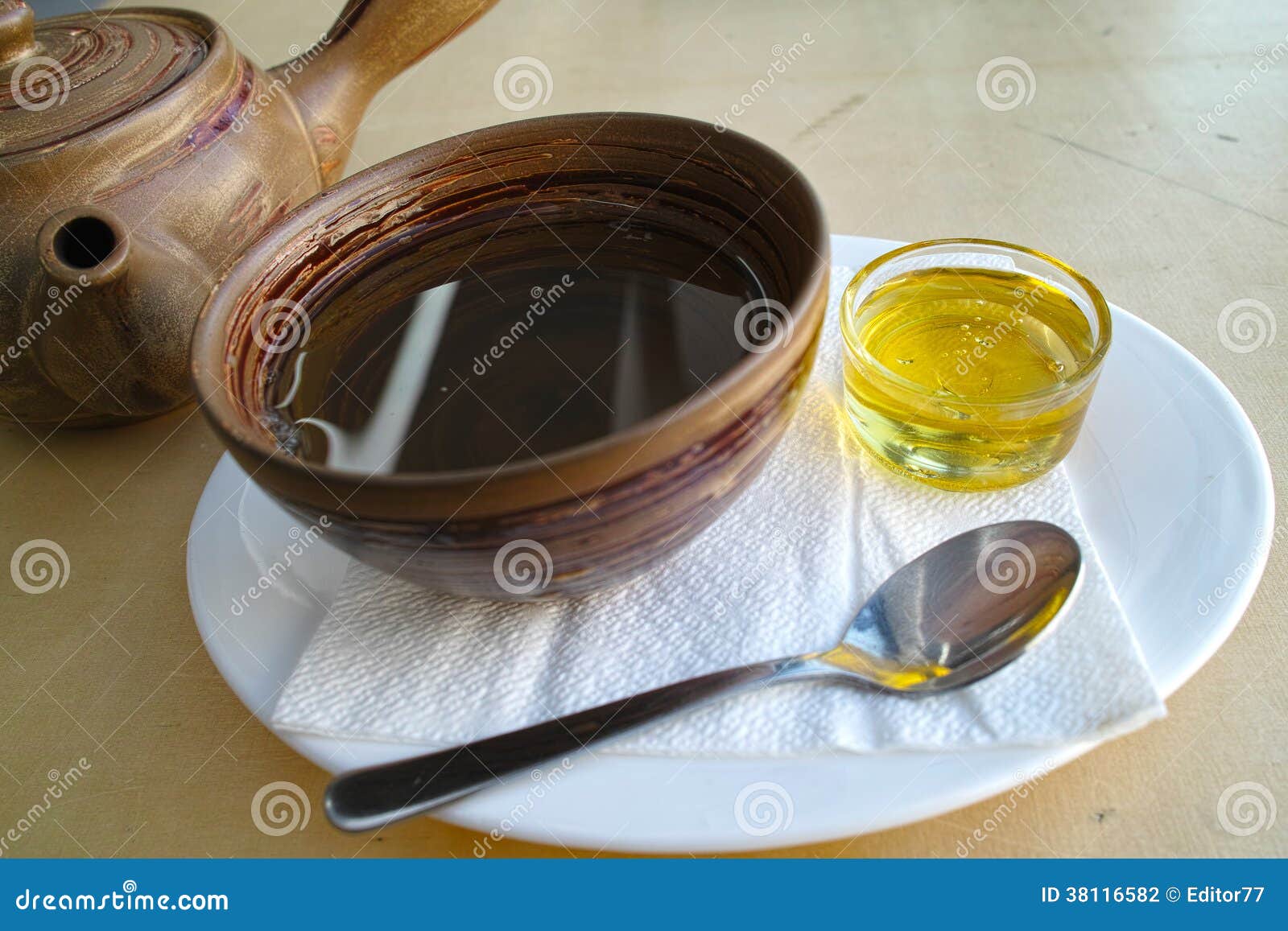 Tea with honey stock photo. Image of herb, freshness - 38116582