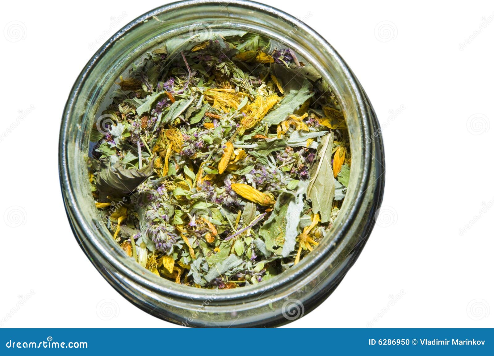 Tea in a Jar stock photo. Image of close, macro, healthy - 6286950