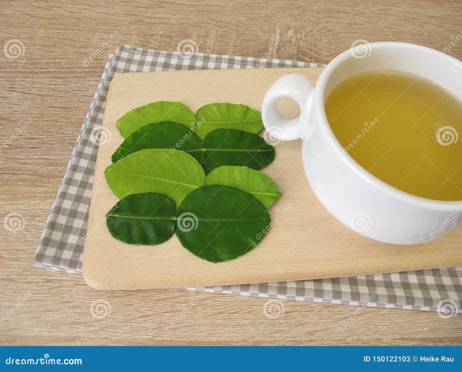 Tea with Kaffir Lime Leaves Stock Image - Image of mauritius, herbs ...