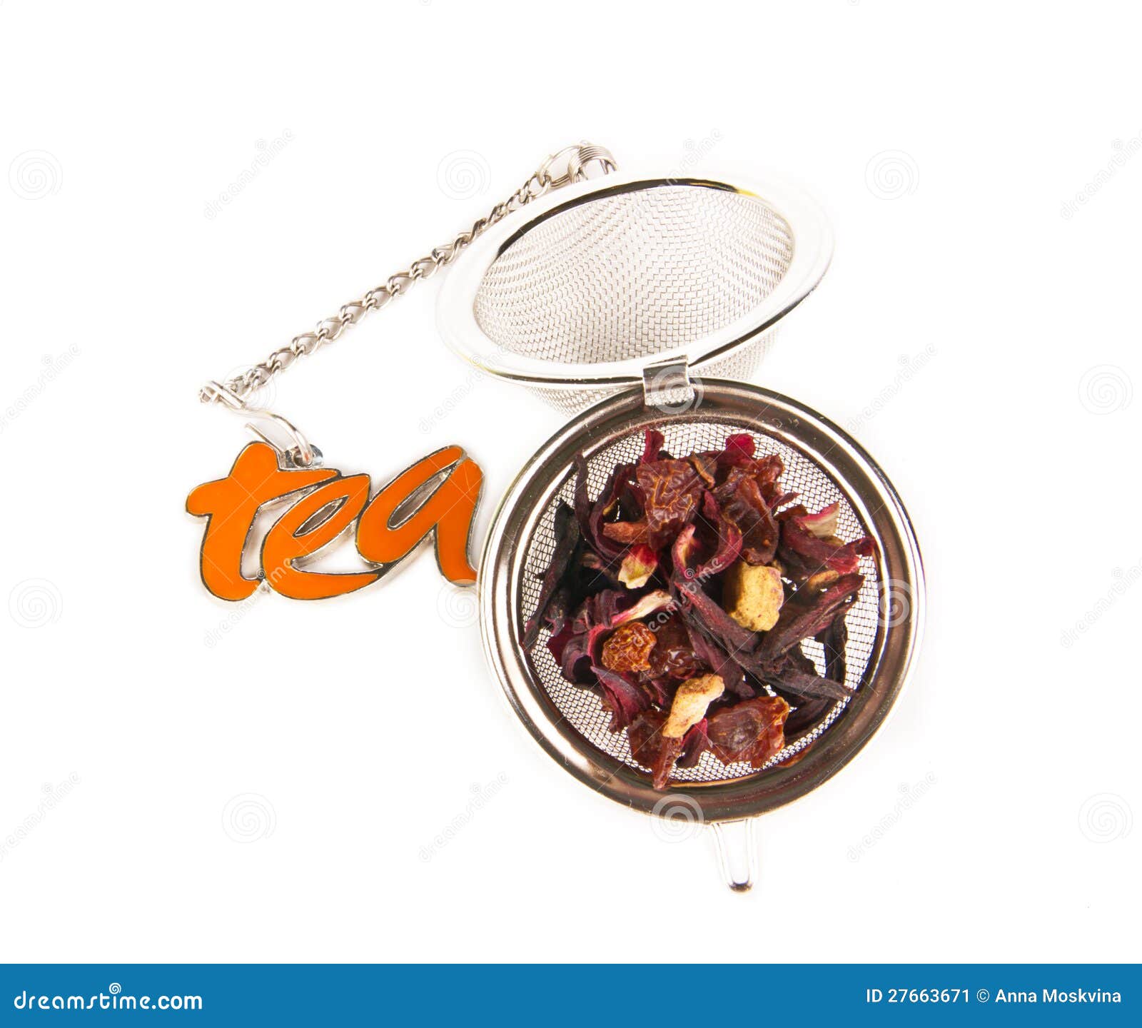 Tea keeper with fruit tea stock image. Image of english - 27663671