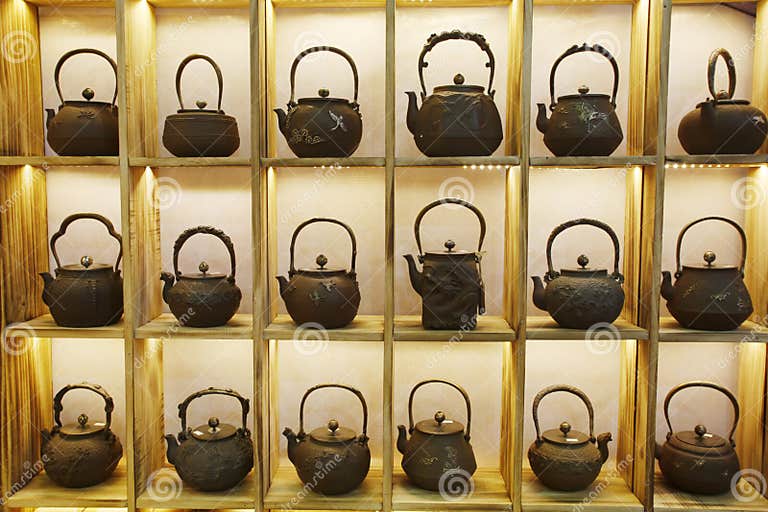 Tea Kettle stock image. Image of iron, teapot, shelf - 51481155