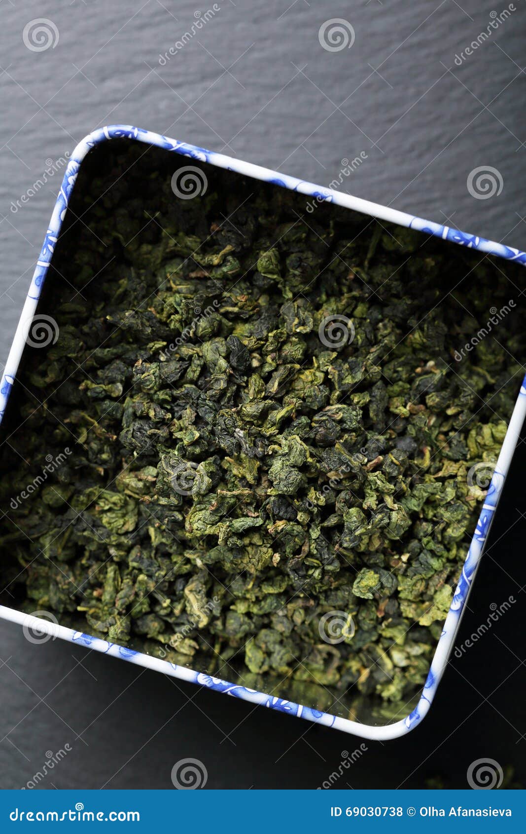 Tea leaves in box stock photo. Image of chinese, leaf - 69030738
