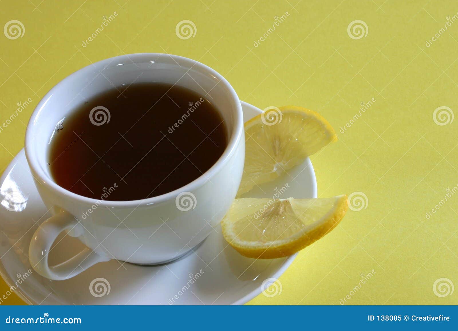 Tea with Lemon stock image. Image of relax, saucer, lemon - 138005
