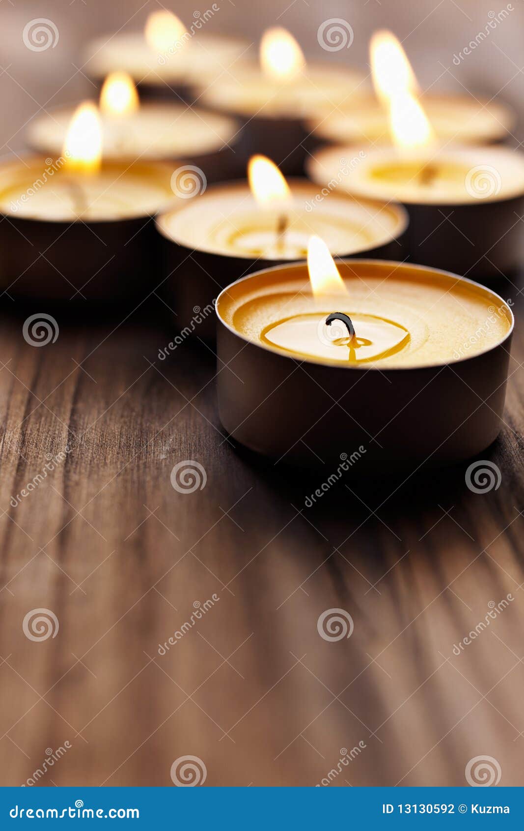 Tea lights stock photo. Image of black, motion, lifestyles - 13130592