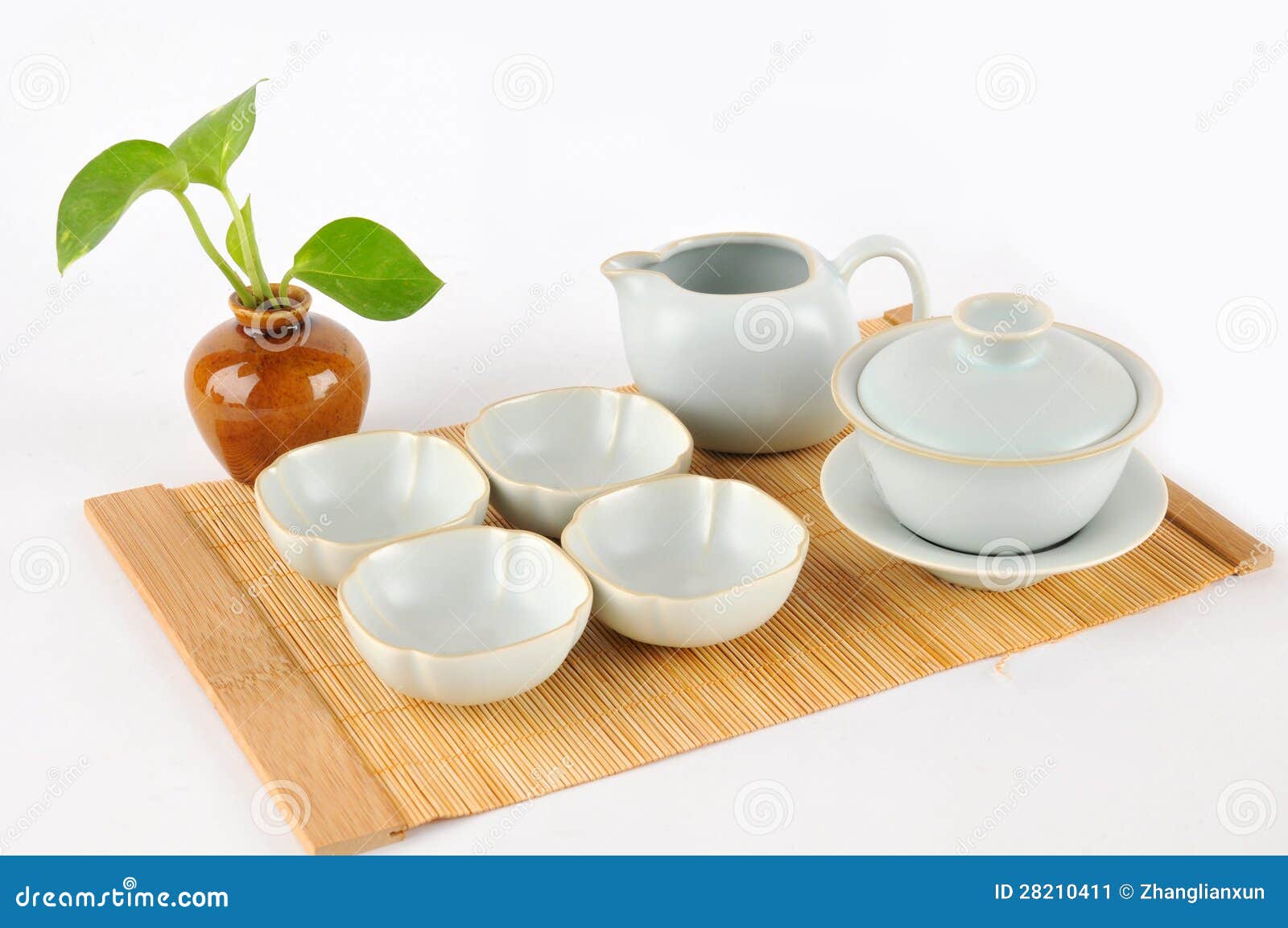 Tea making set stock image. Image of steam, drainer, boil - 28210411