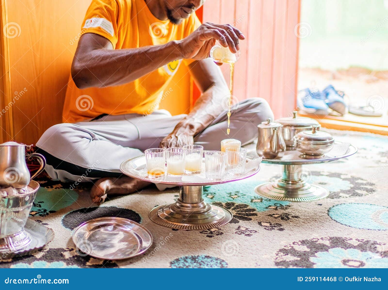 The tea man stock photo. Image of food, cuisine, ceremony - 259114468