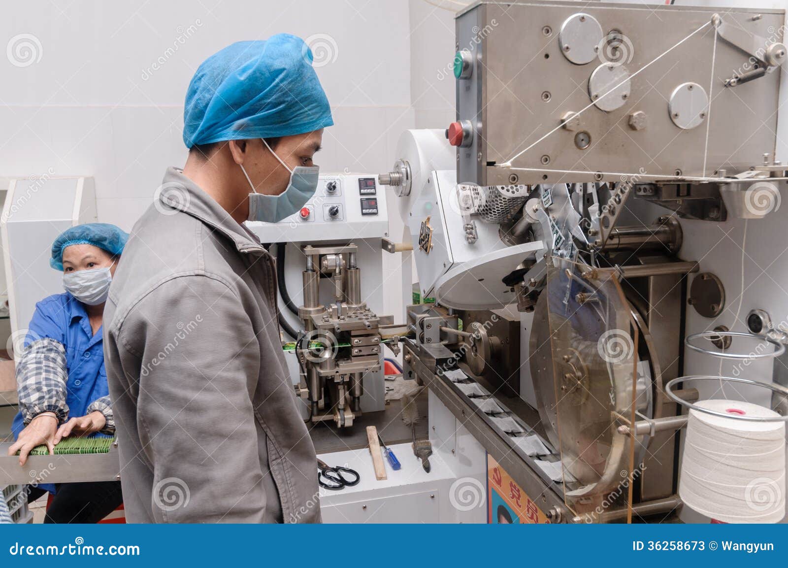 Tea Manufacturing Workers editorial stock photo. Image of workshop ...