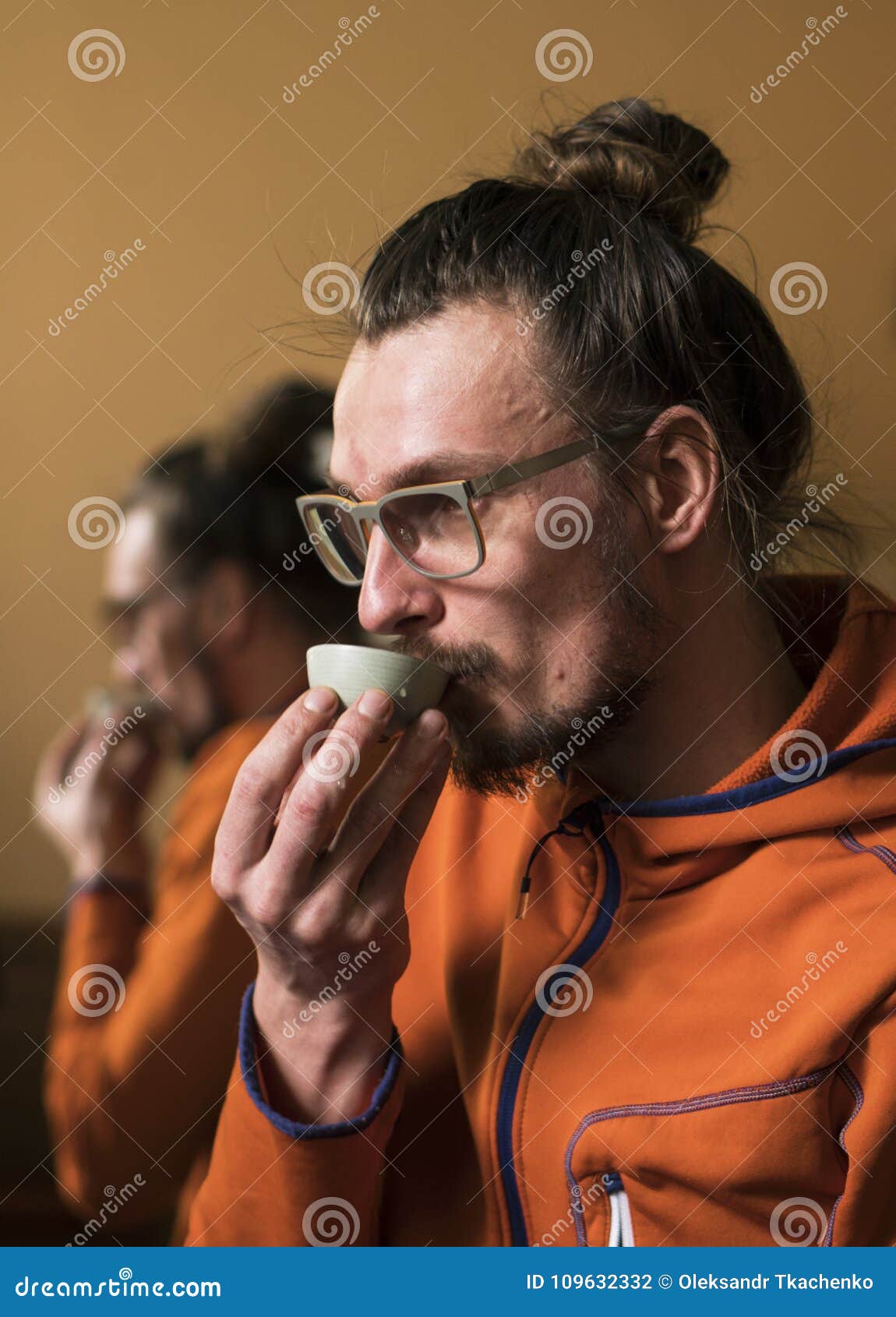 Tea Master is Drinking Exquisite Chinese Tea at Traditional Chinese Tea ...