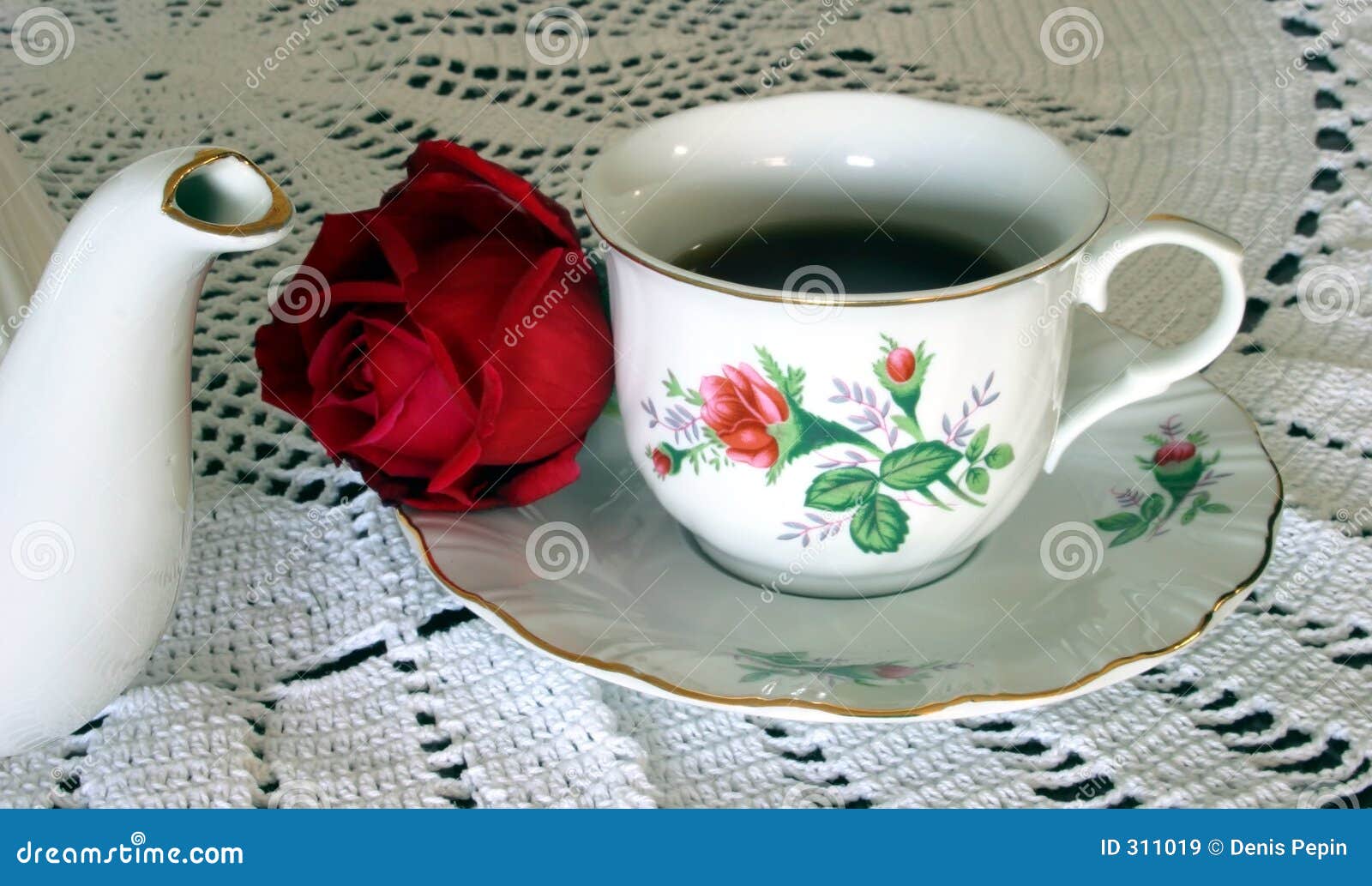 Tea in the Morning stock image. Image of relaxed, flavor - 311019