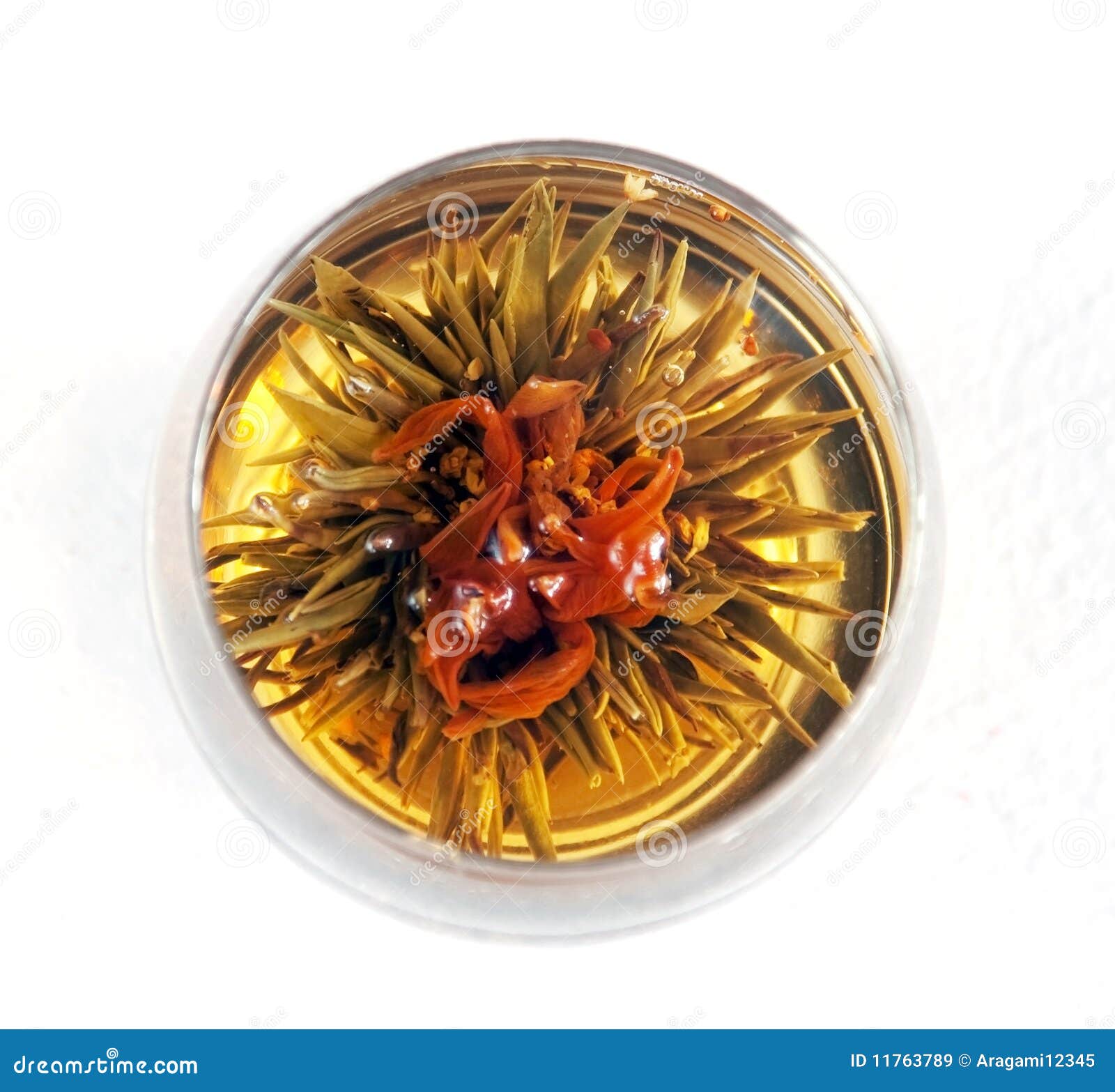 Tea needles in the glass stock image. Image of breakfast - 11763789