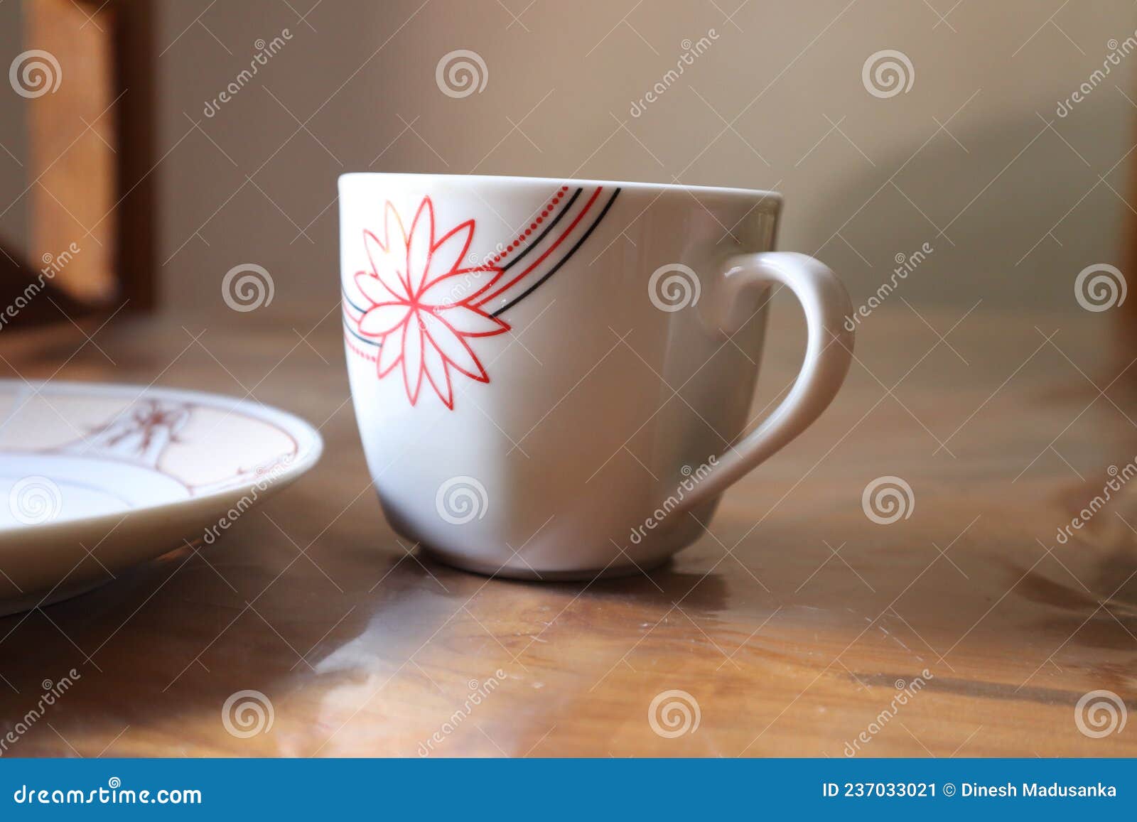 Tea O Coffee Cup Front View Image Stock Image - Image of table ...