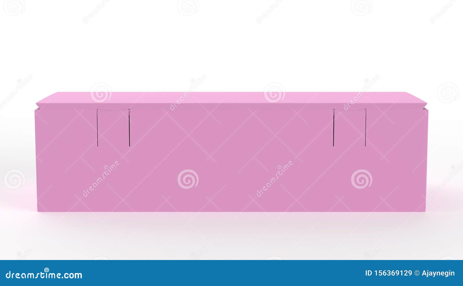 Tea Packaging Blank Paper Box, Cardboard Container Stock Illustration ...