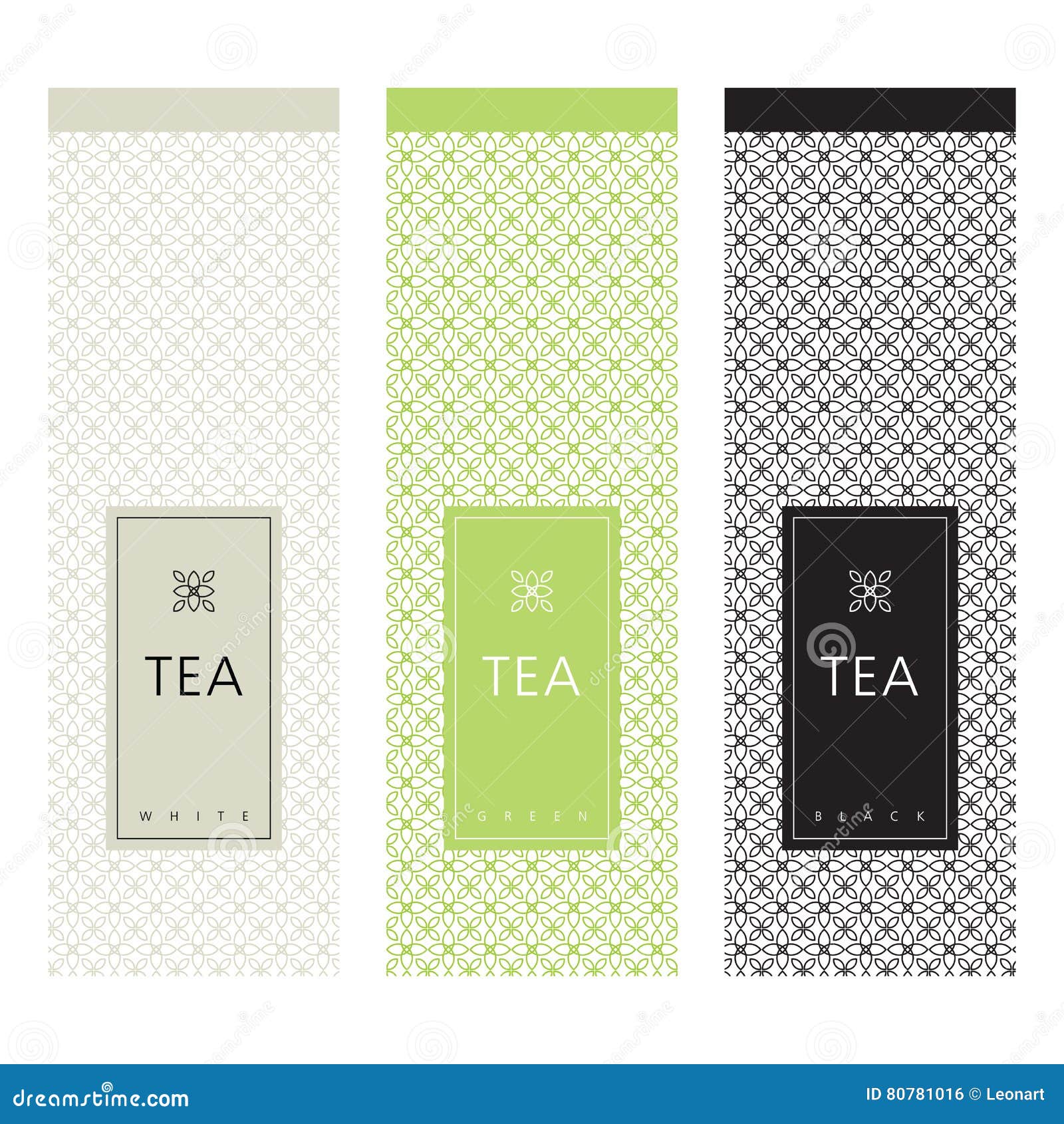 Tea Packaging. Template Design Element Stock Vector - Illustration of ...