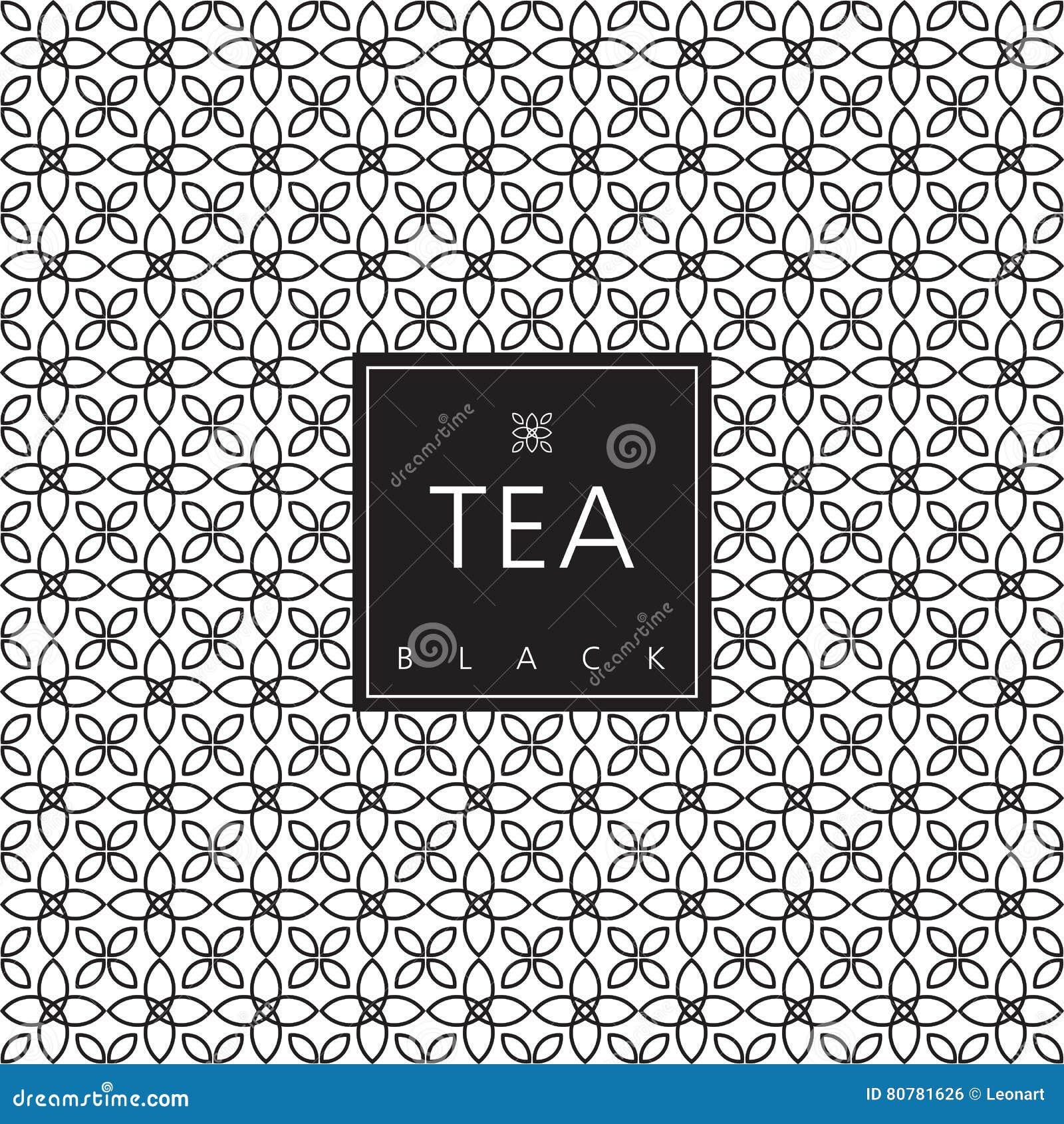 Tea Packaging. Template Design Element Stock Vector - Illustration of ...
