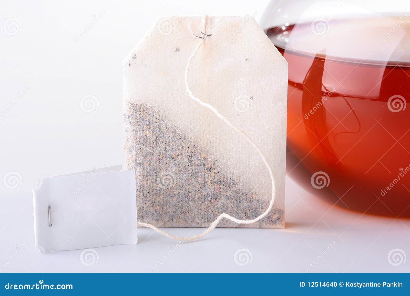 Tea in a paper bag stock photo. Image of herbal, dried - 12514640