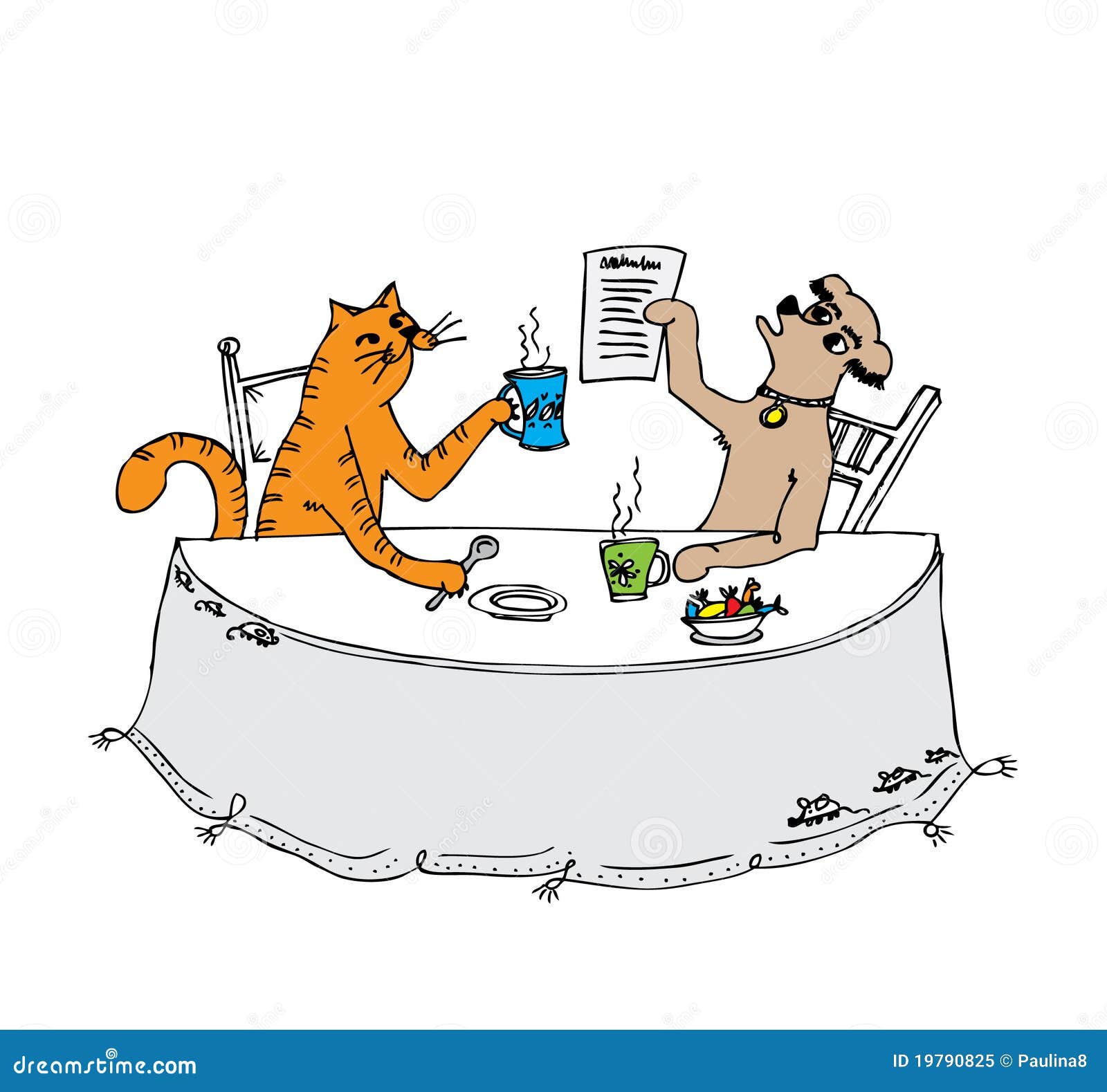 Tea Party stock illustration. Illustration of conversation - 19790825