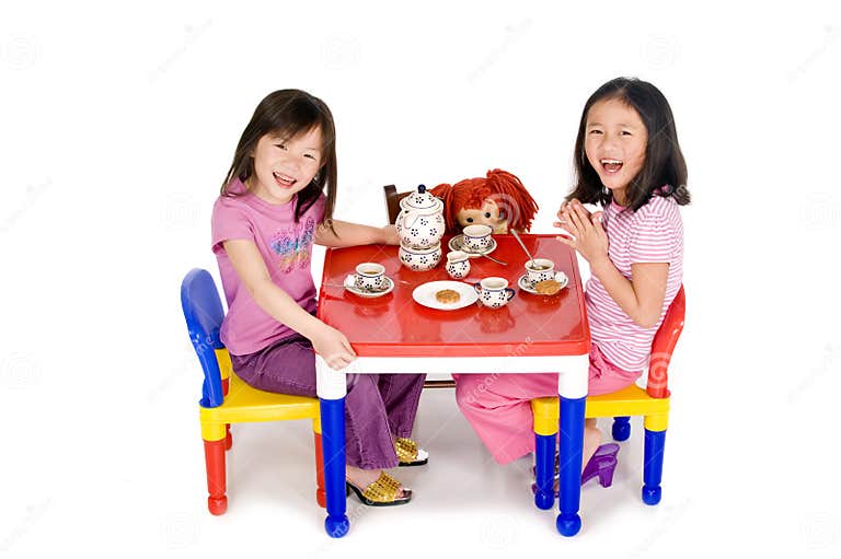 Tea Party stock photo. Image of cookies, young, play, youth - 8264932