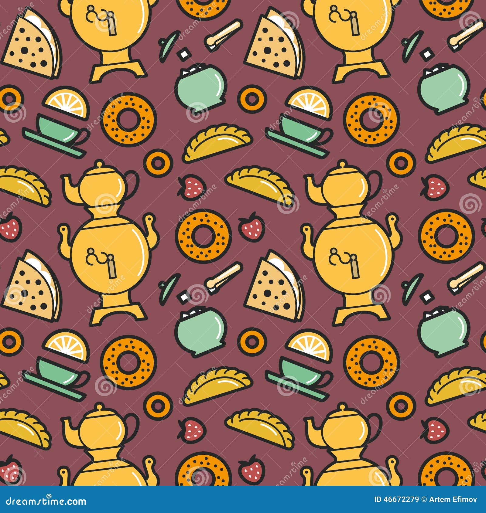 Tea Party Pattern Stock Illustrations – 5,799 Tea Party Pattern Stock ...