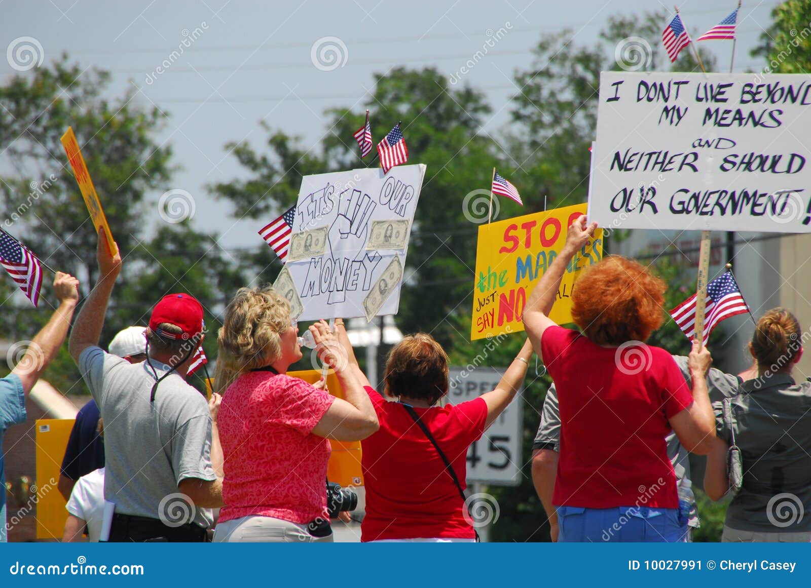 Tea Party Protesters editorial photo. Image of republican - 10027991