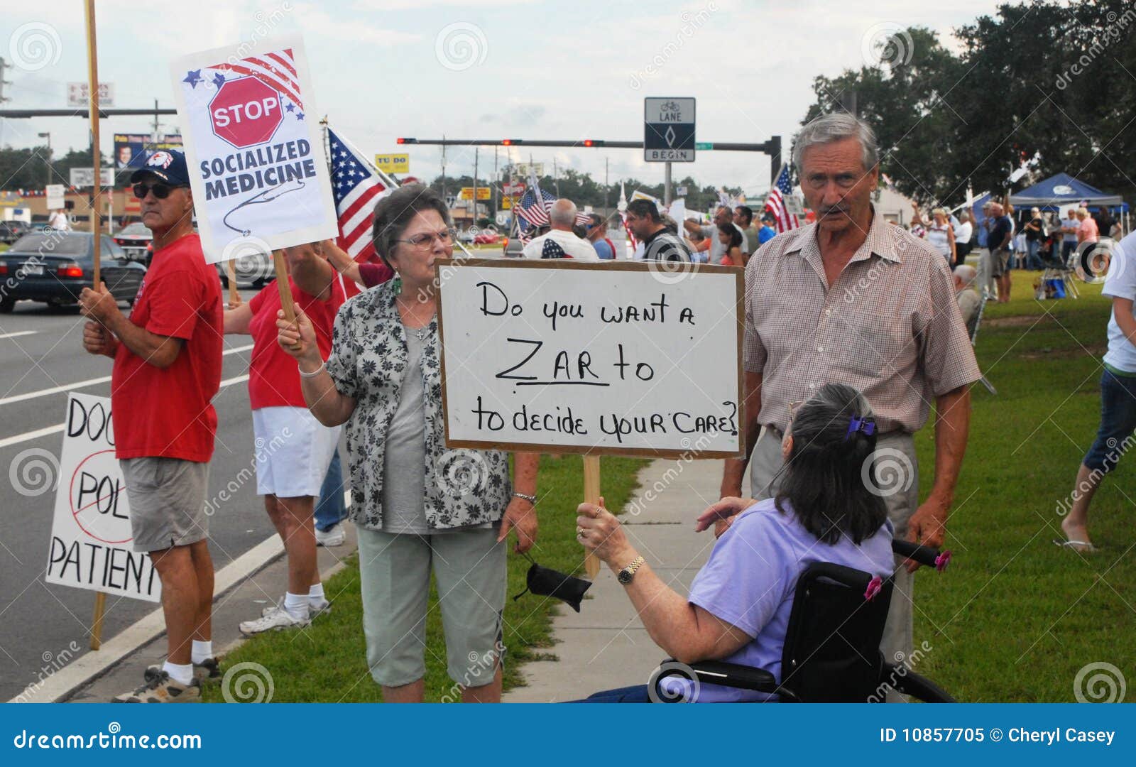Tea Party Protesters editorial image. Image of senior - 10857705