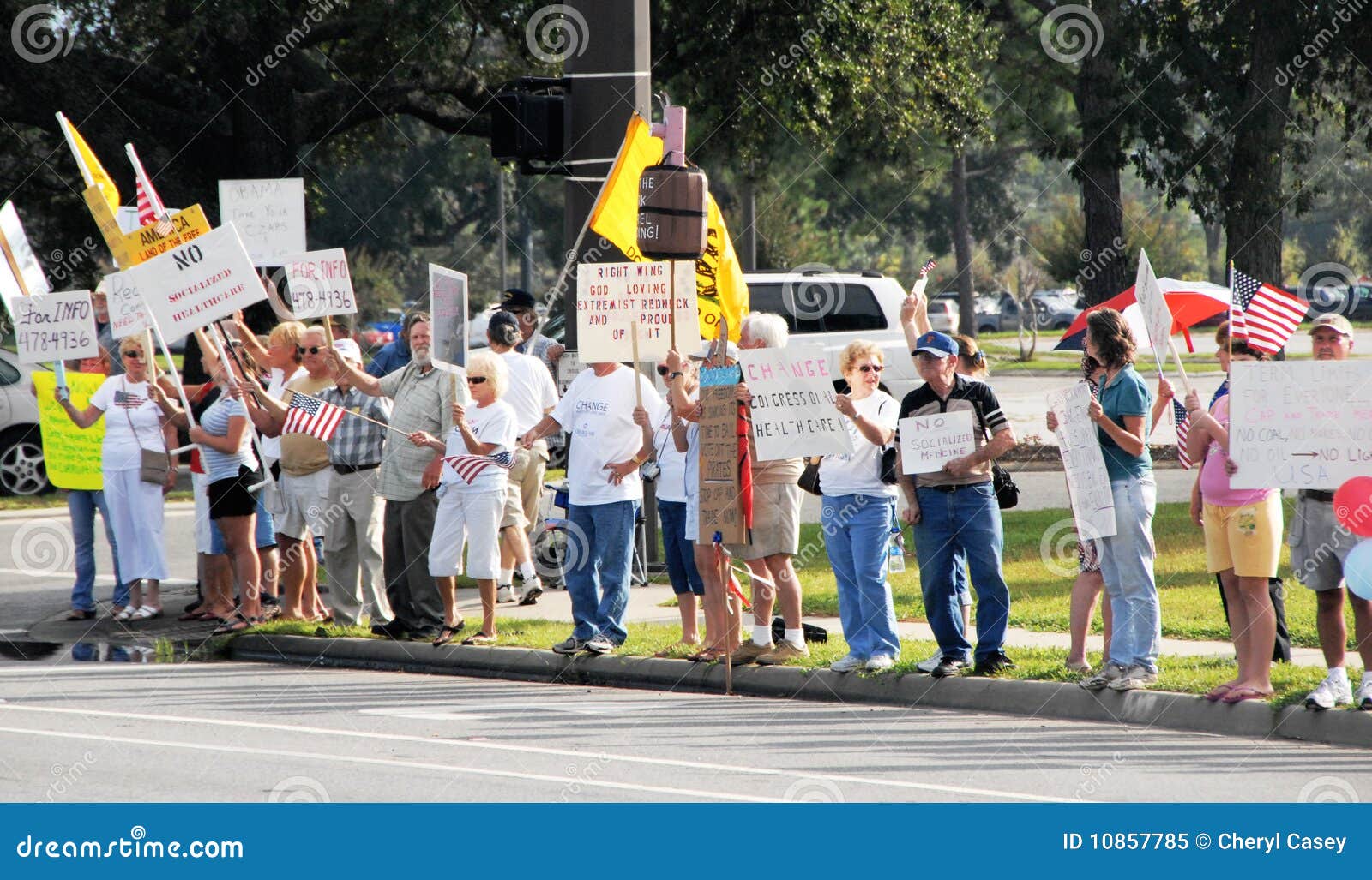Tea Party Protesters editorial image. Image of demonstrator - 10857785