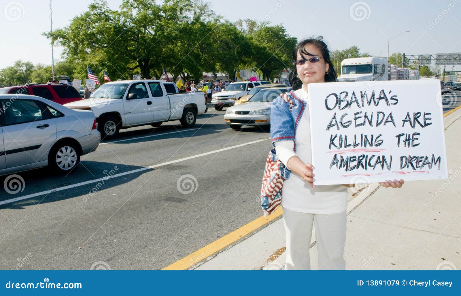 Tea Party Protesters editorial stock image. Image of demonstration ...