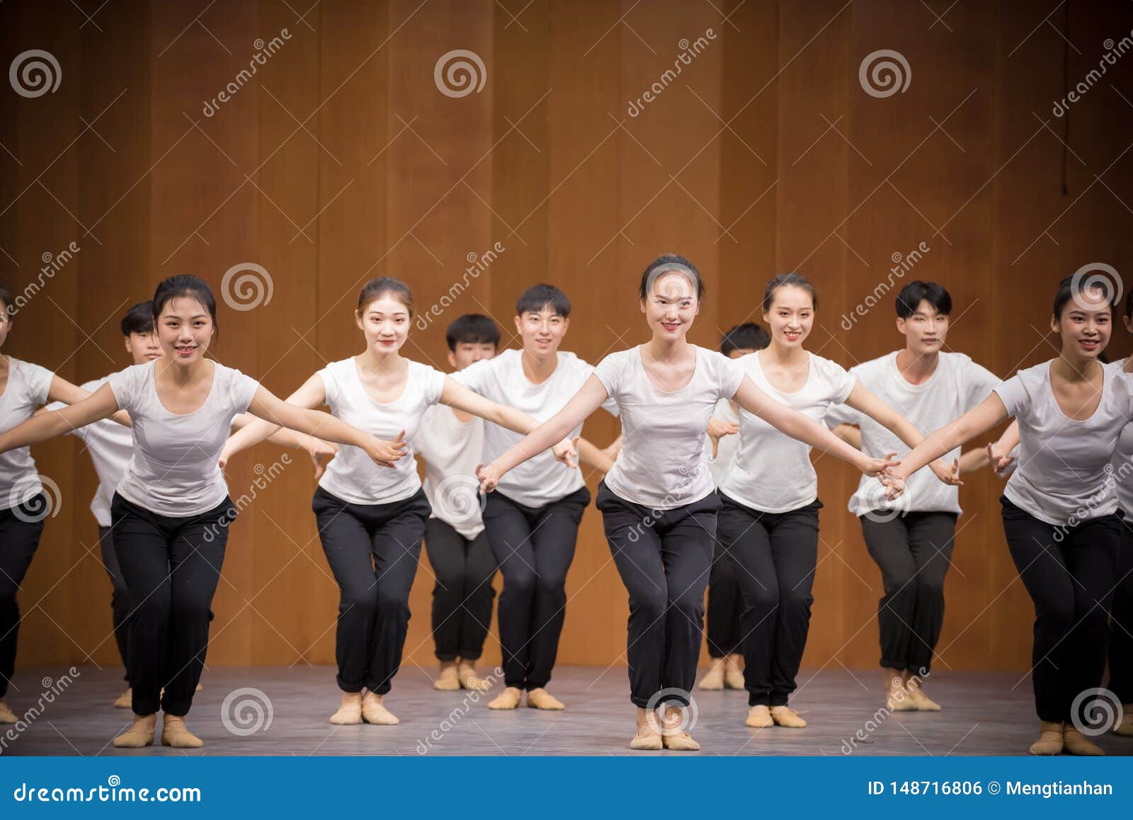 Squat Exercise-National Dance Posture Training Editorial Photo - Image ...