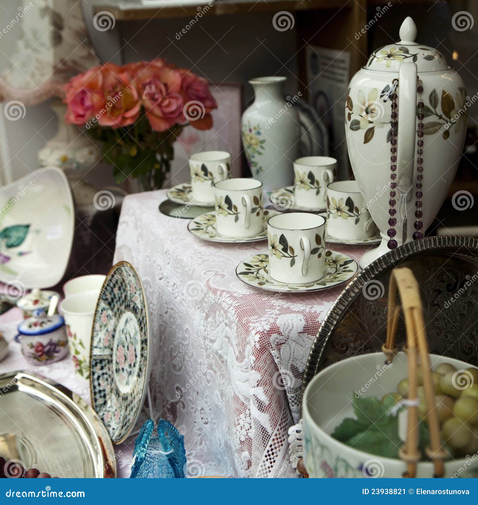 Tea-pot and caps stock image. Image of jumble, kingdom - 23938821