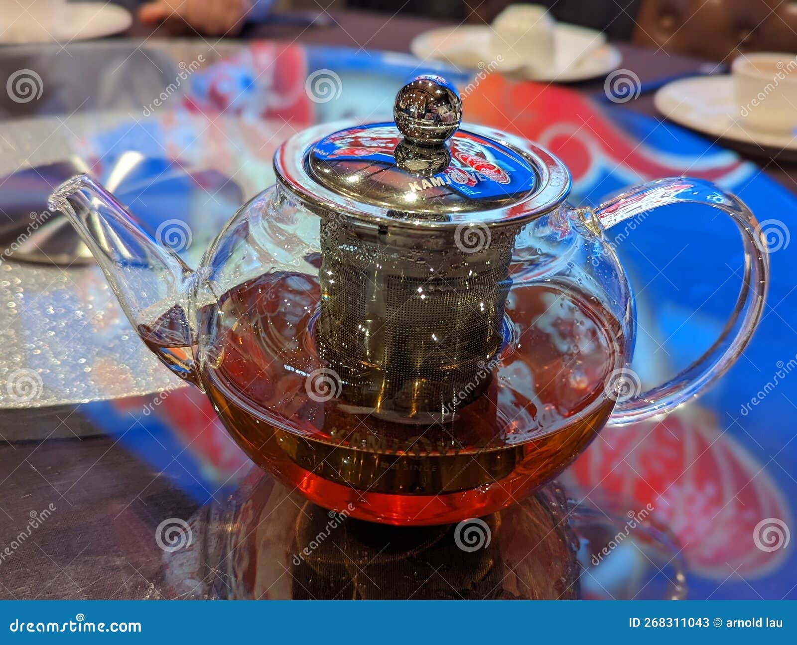 Tea pot glass diffuser stock image. Image of blue, diff - 268311043