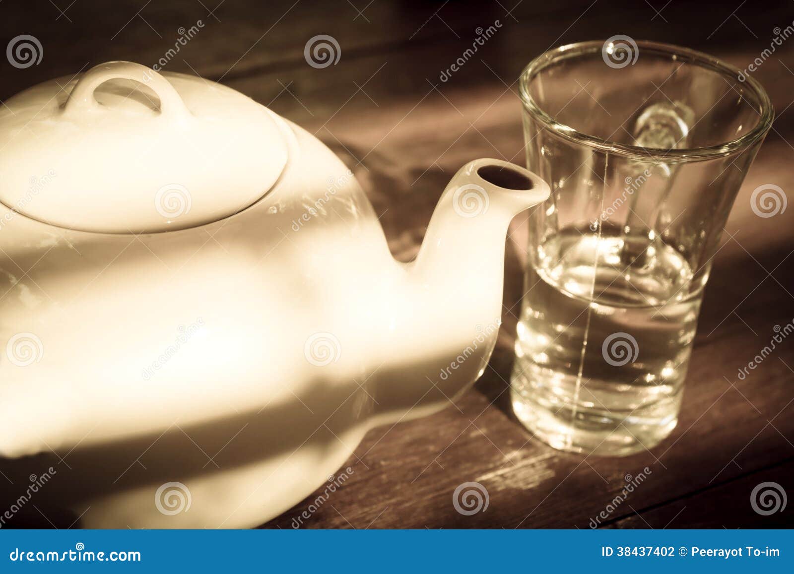 Tea Pot with Glass,still Life. Stock Photo - Image of relaxation ...