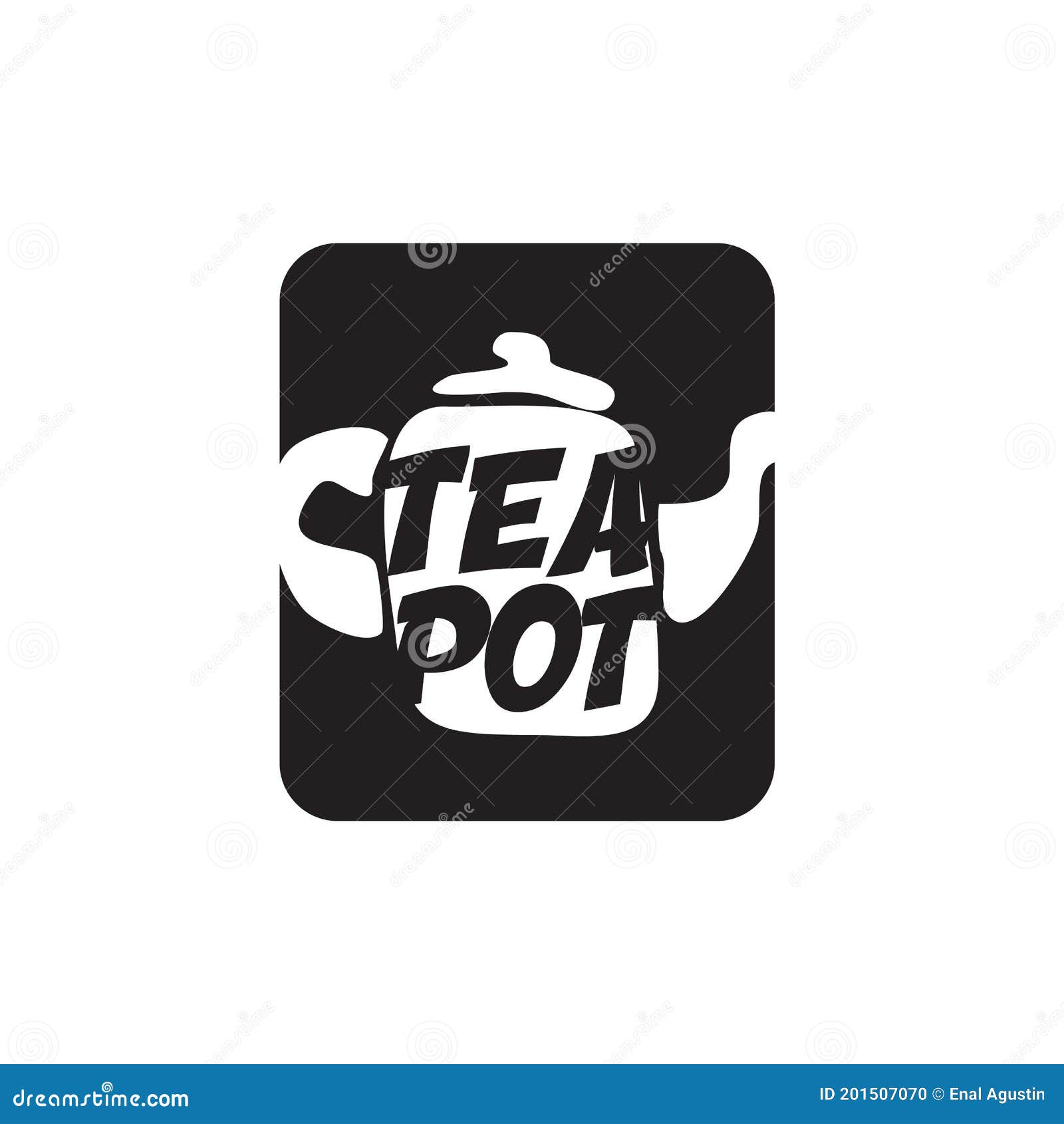 Tea Pot Icon Logo Design Template Stock Illustration - Illustration of ...