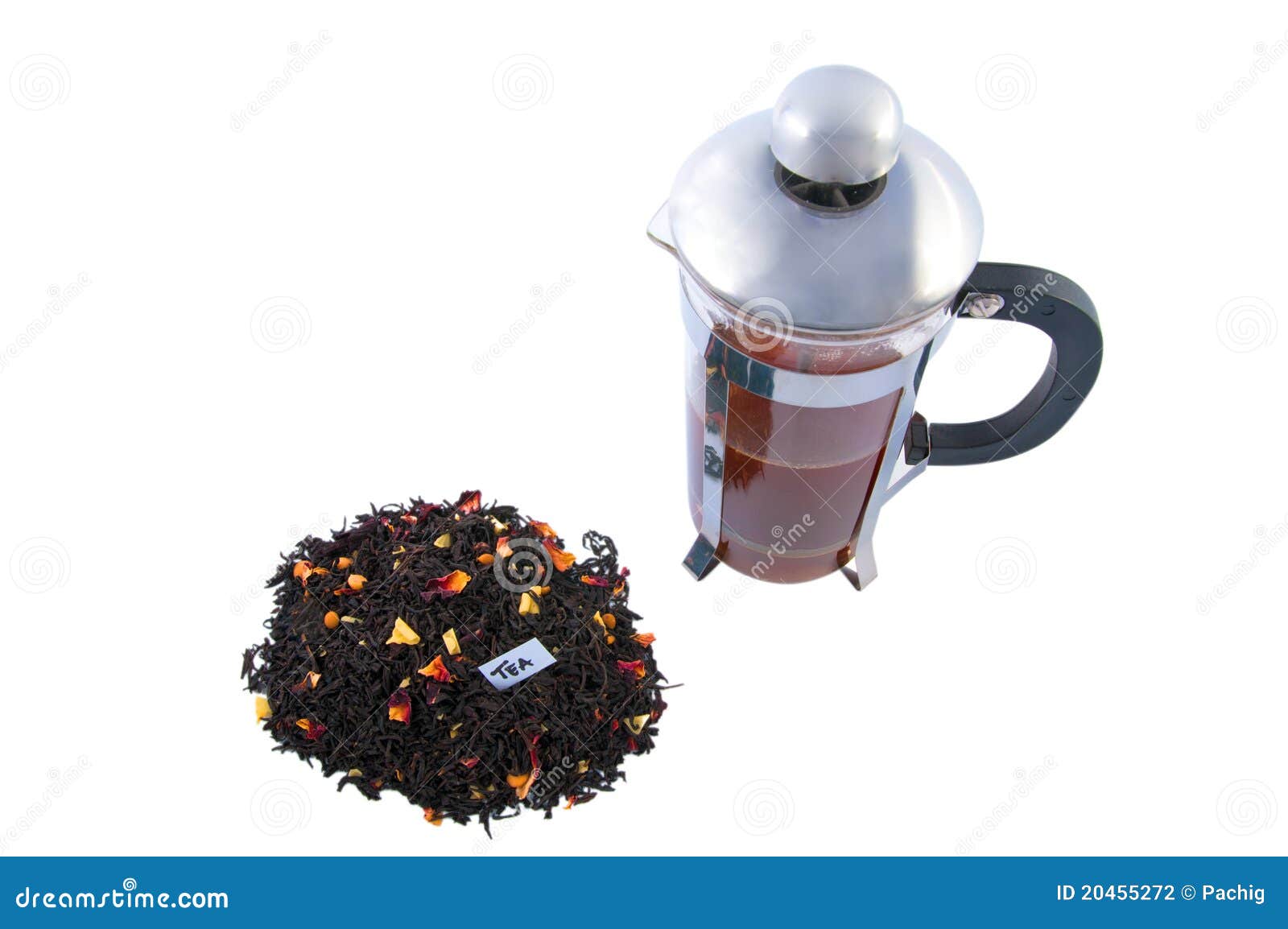 Tea pot and tea blend stock photo. Image of brown, medicine - 20455272