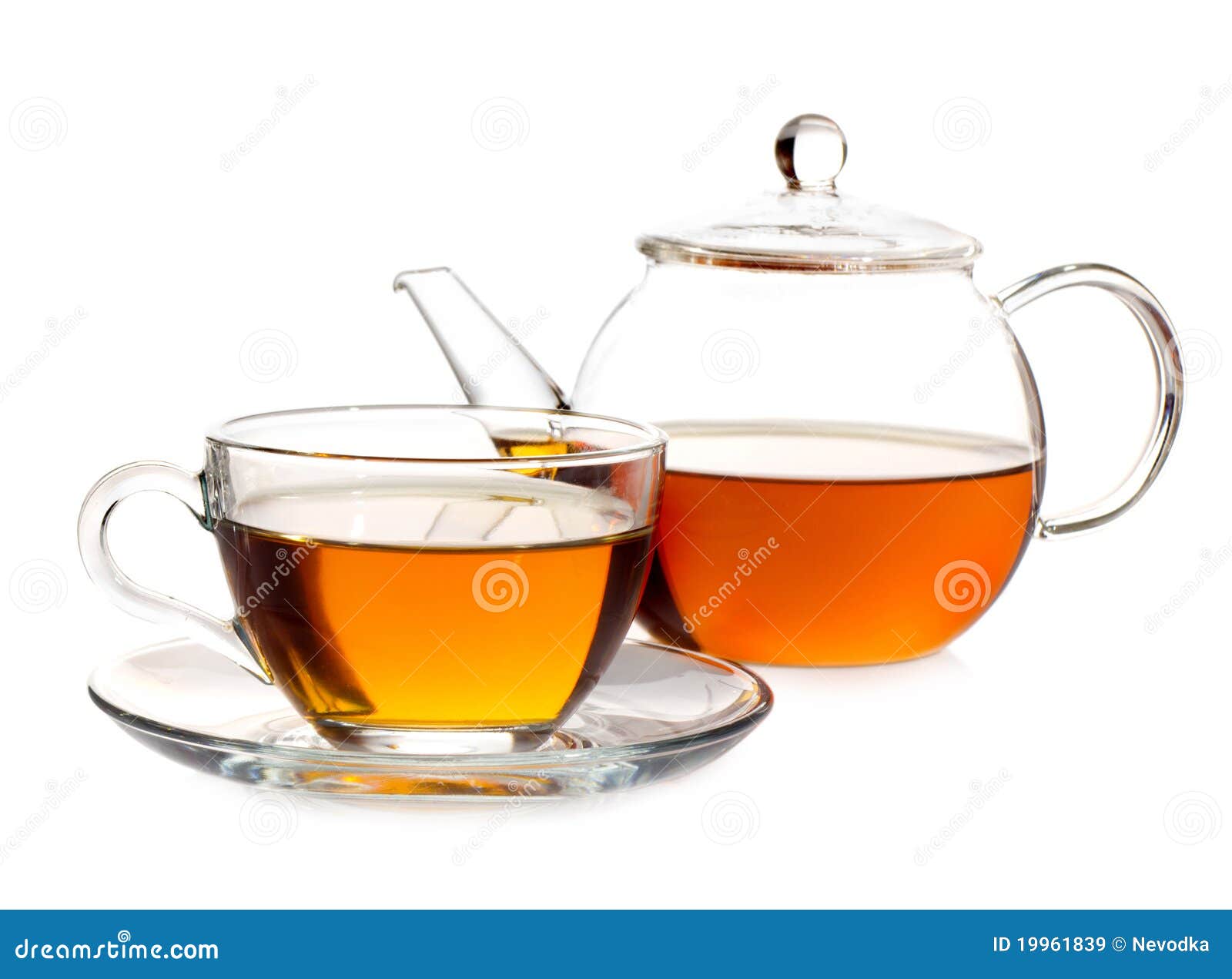 Tea pot with tea and cup stock image. Image of teapot - 19961839