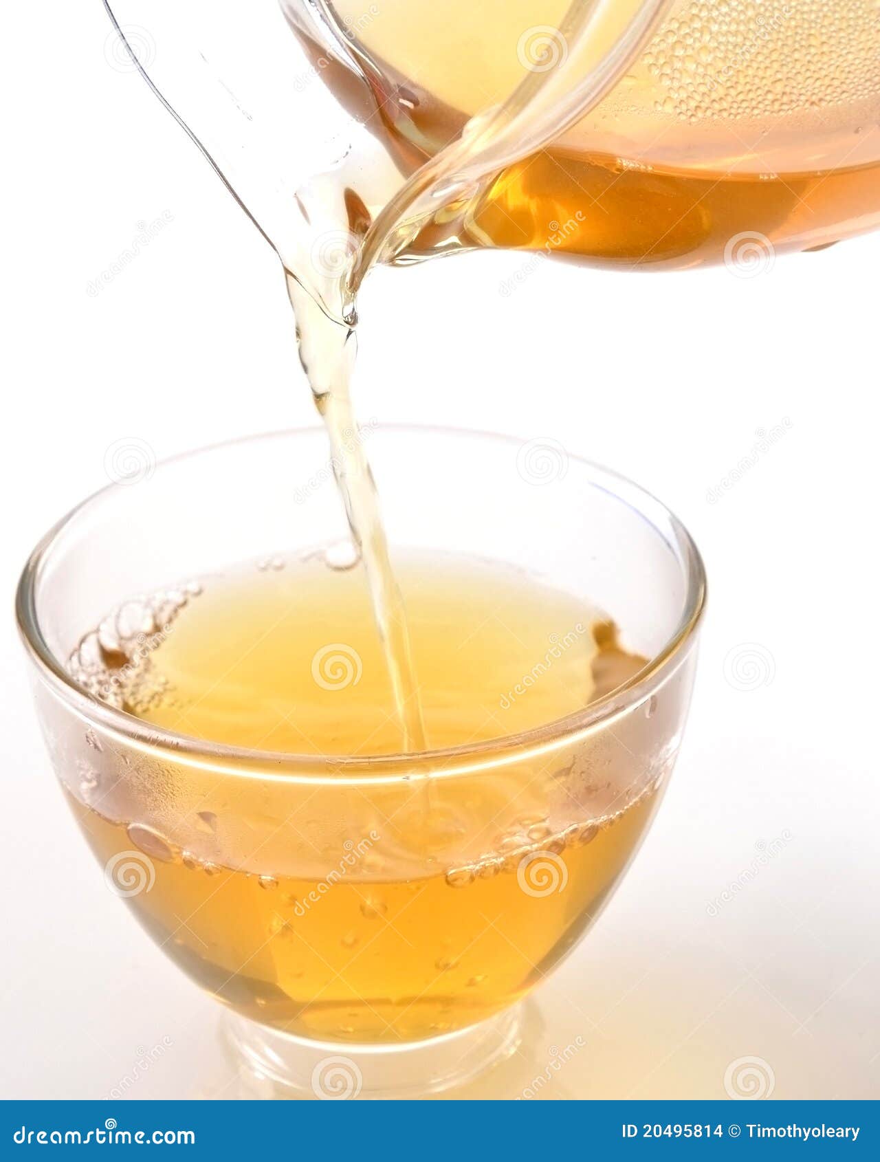 Tea Pour in Glassware stock photo. Image of glass, refreshment - 20495814