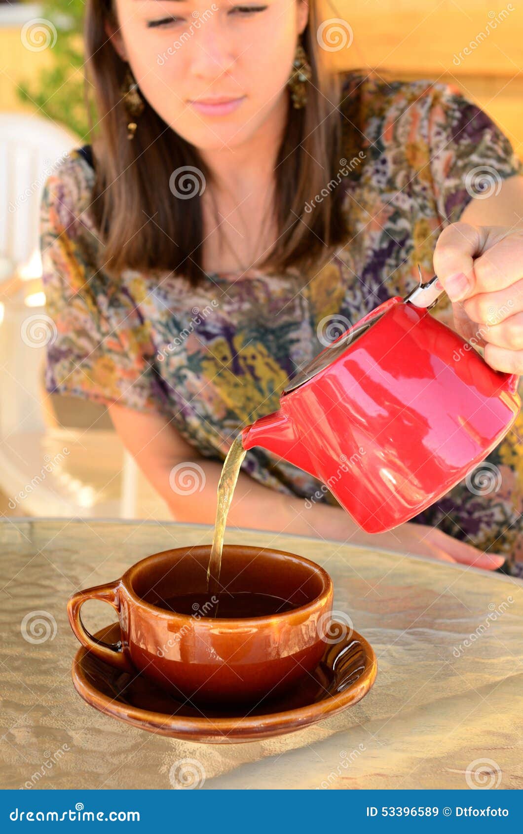 Tea Pour stock image. Image of japanese, teacup, teatime - 53396589