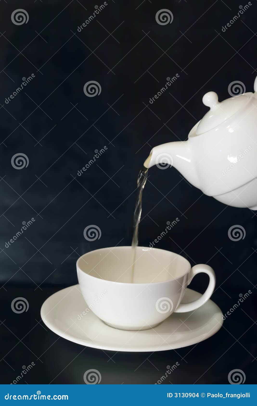Tea pouring from china pot stock photo. Image of refreshing - 3130904