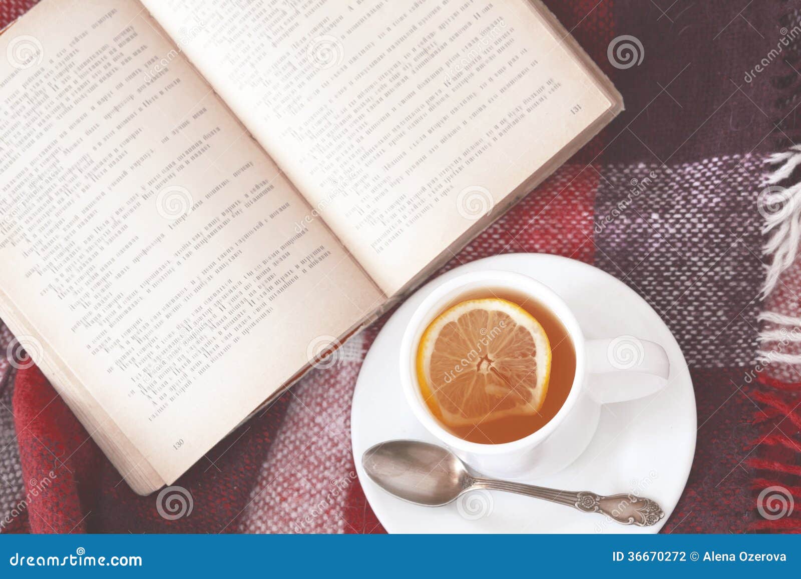 Tea and reading stock photo. Image of lemon, fall, morning - 36670272