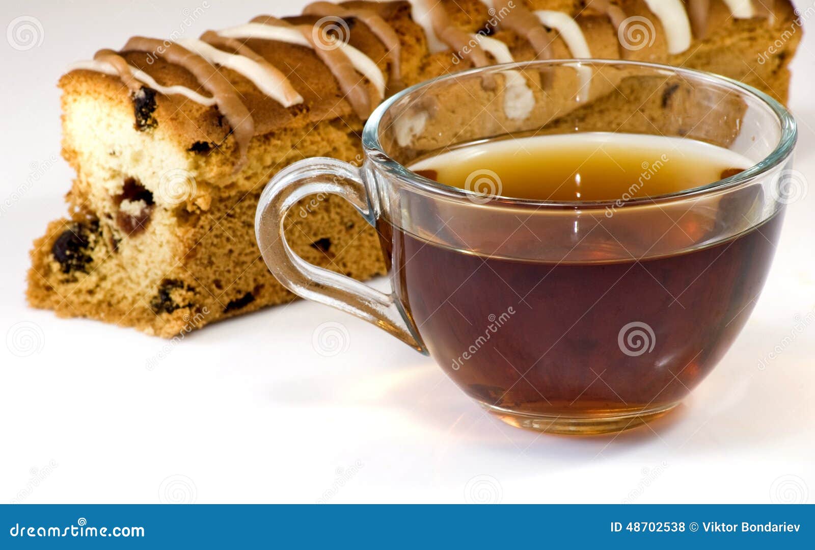 Tea and roll stock photo. Image of english, food, cafe - 48702538