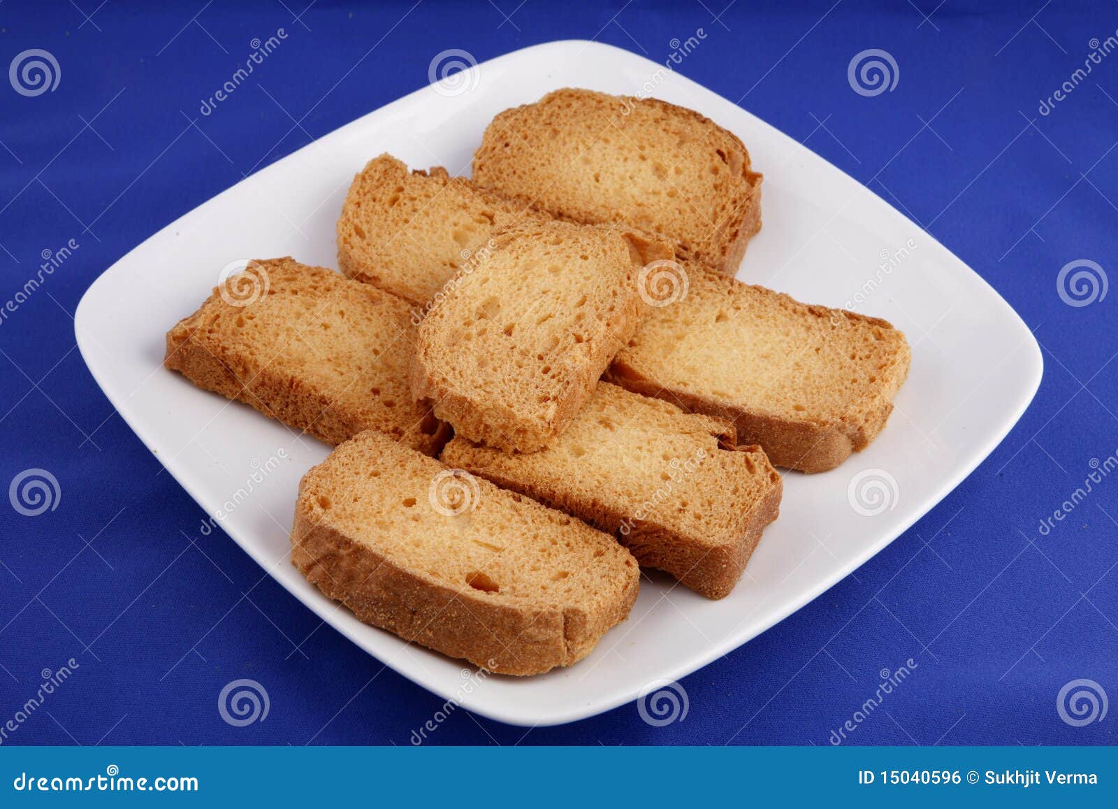 Tea rusk stock photo. Image of crispy, biscuit, baked - 15040596