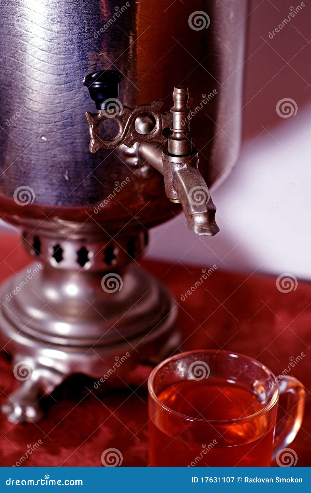 Tea samovar stock image. Image of ageless, colorful, aging - 17631107
